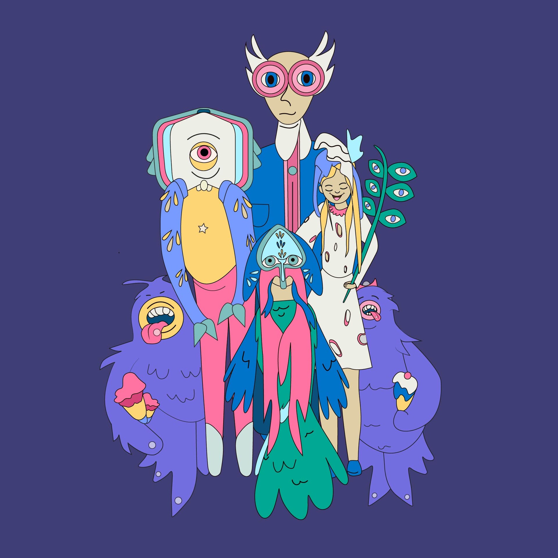 ArtStation - funny family