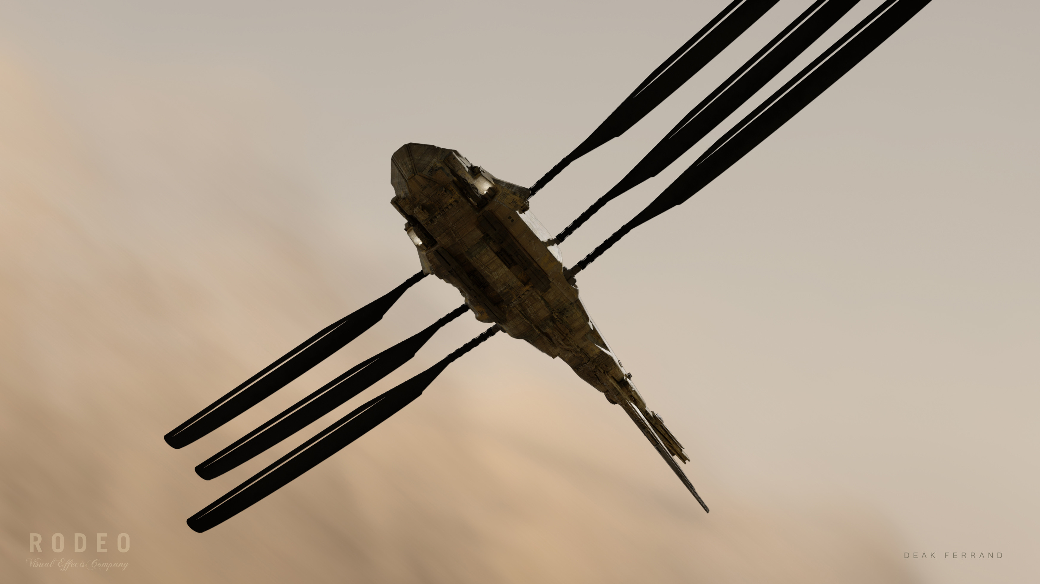 Rodeo FX Art Department - DUNE - Harkonnen Ships
