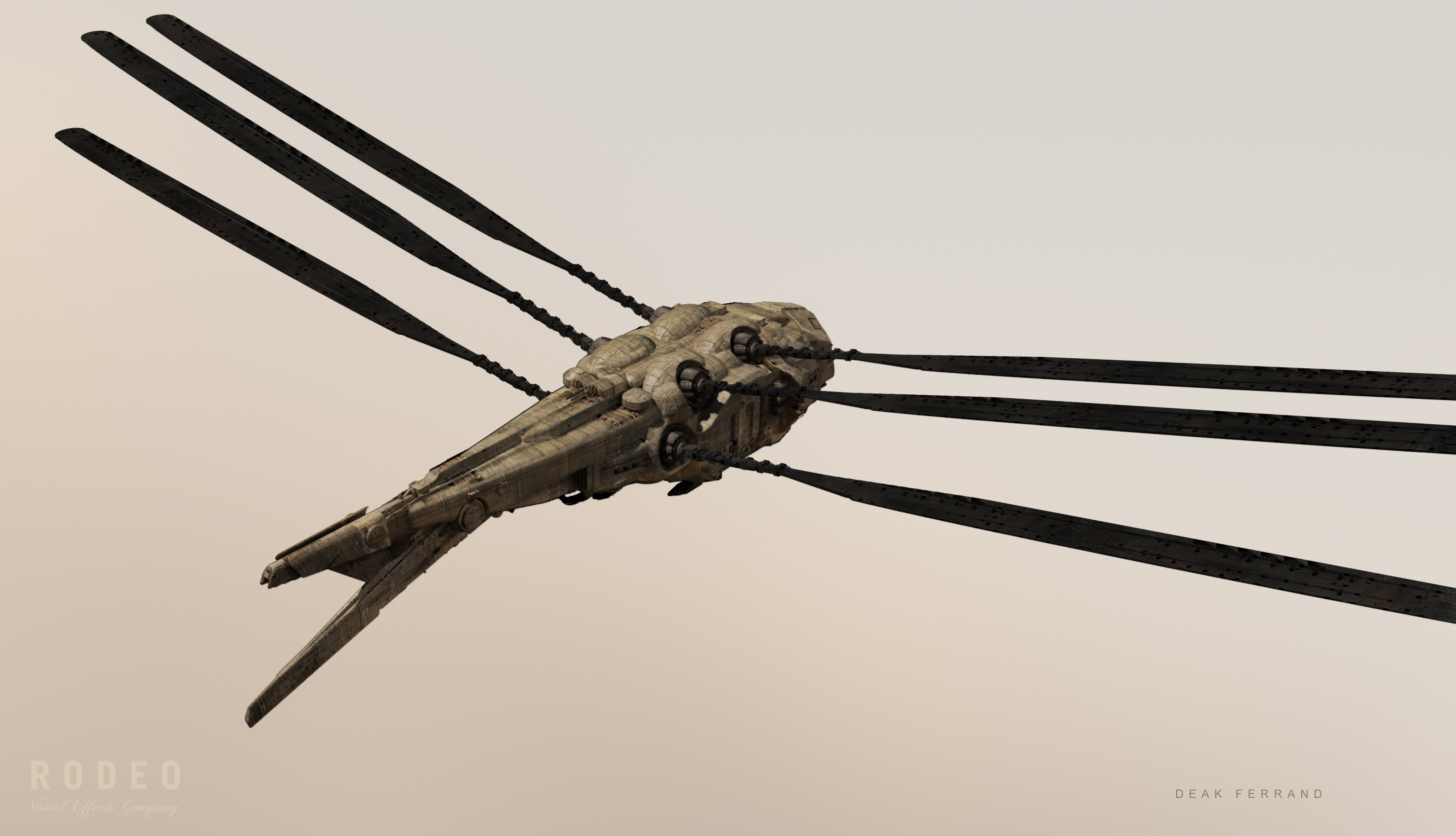 Rodeo FX Art Department - DUNE - Harkonnen Ships