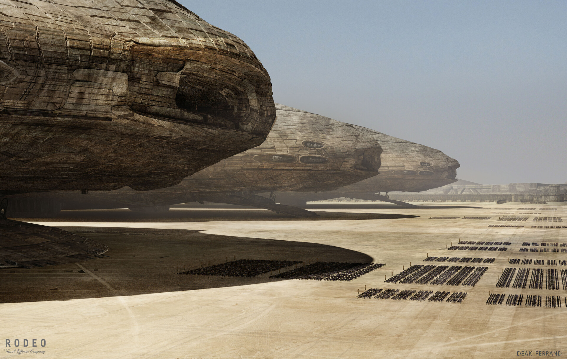 Rodeo FX Art Department - DUNE - Harkonnen Ships