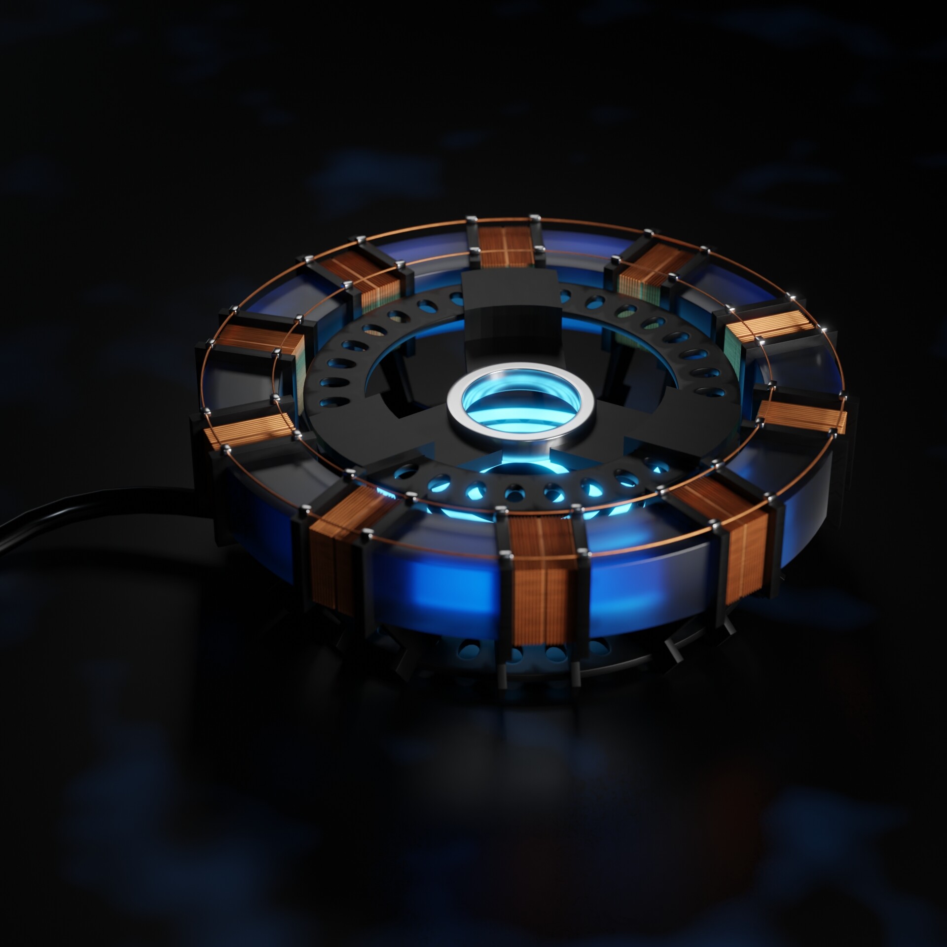 ArtStation - Iron Man Ark Reactor