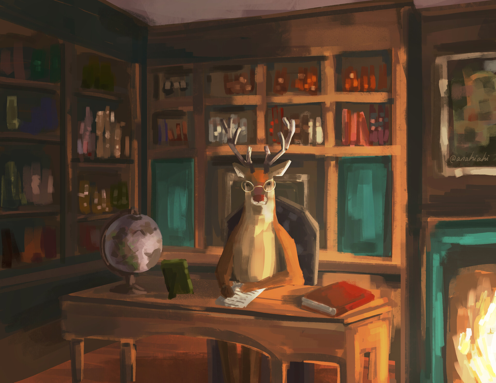 ArtStation - Rudolf the reindeer