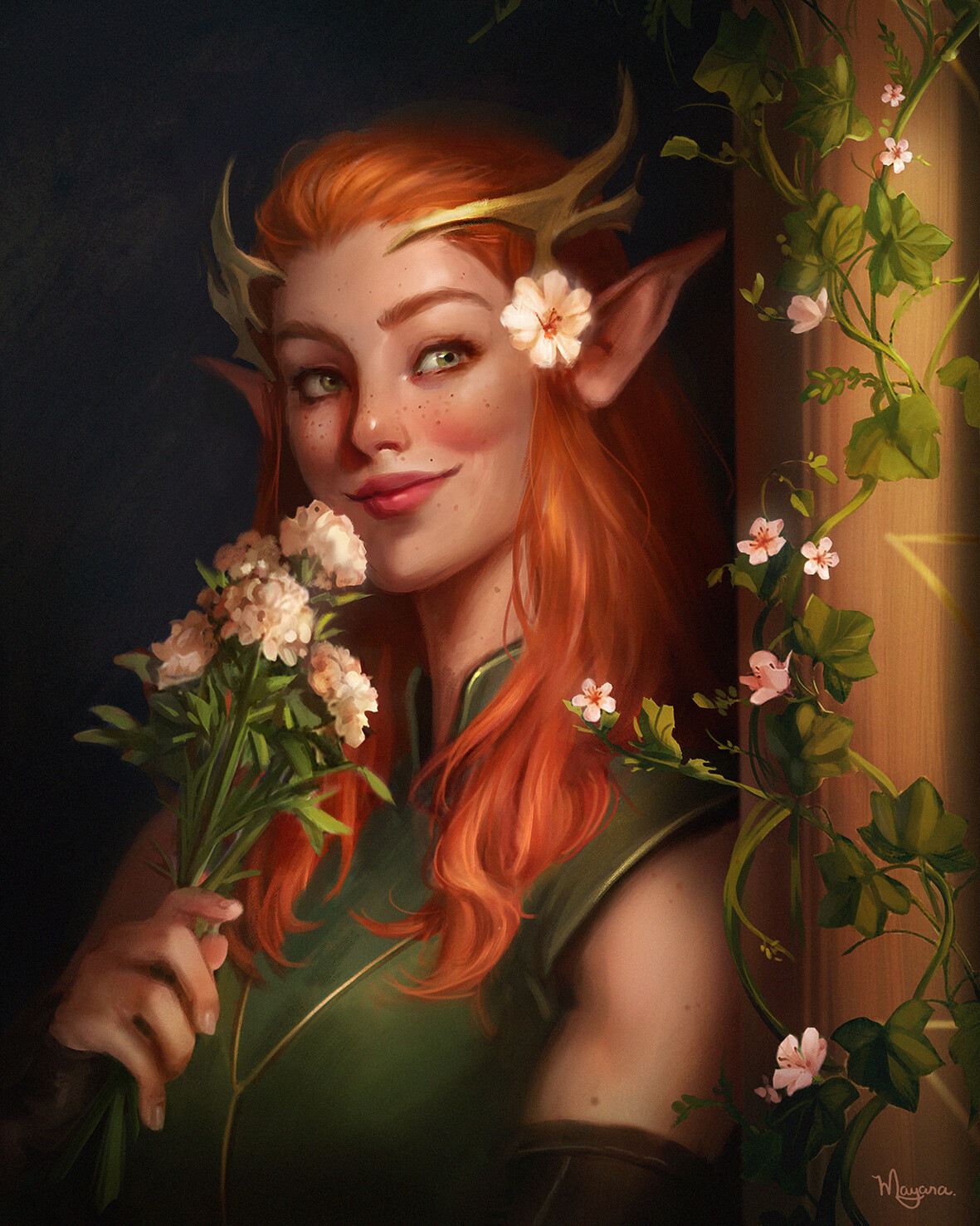 ArtStation - Keyleth's flowers