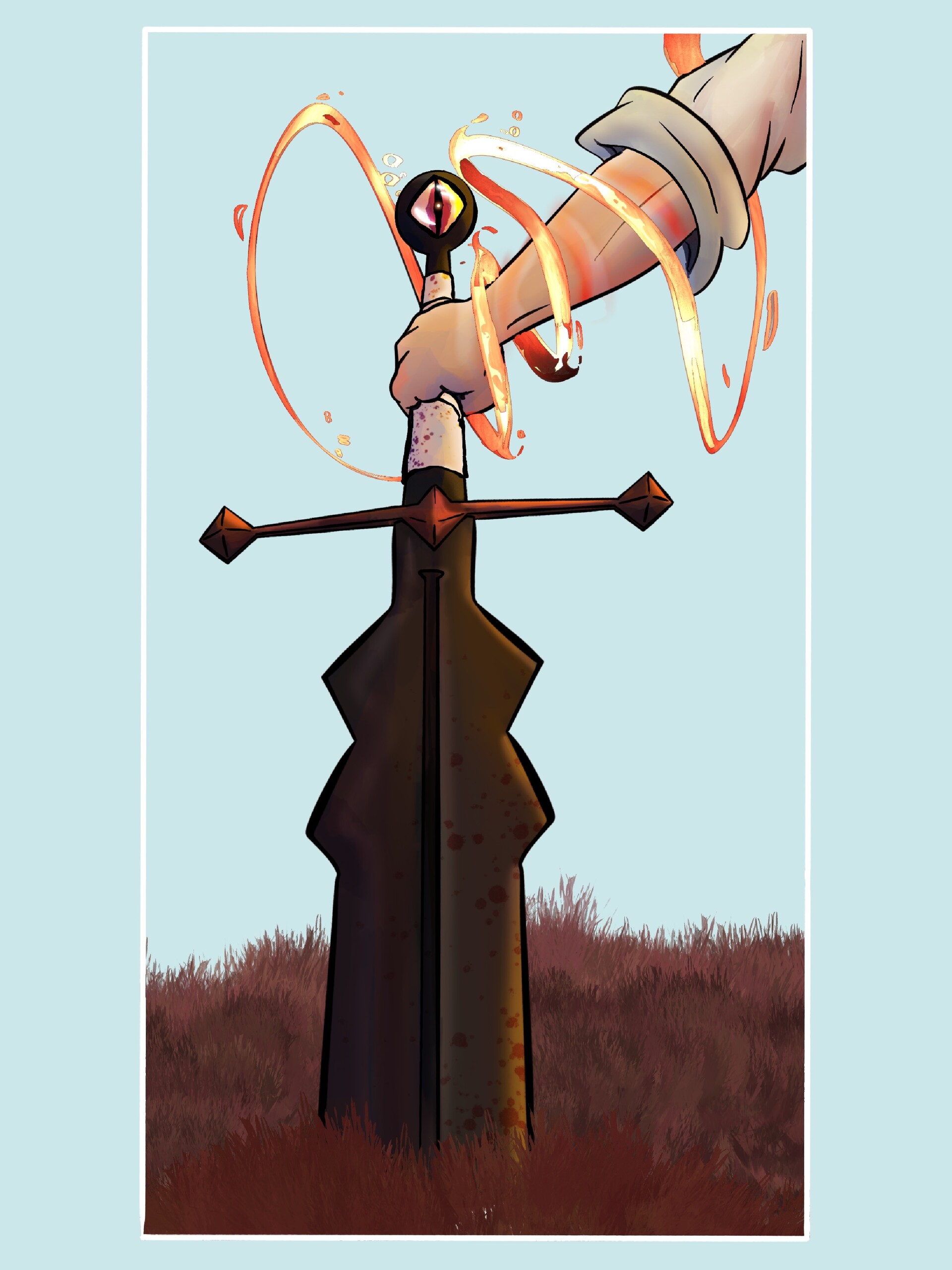 ArtStation - Cursed sword