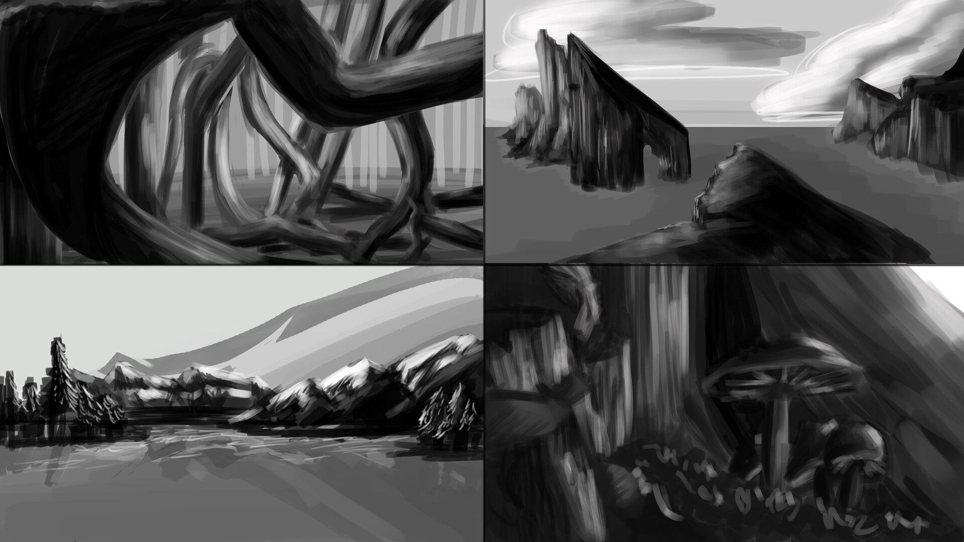 ArtStation - Quick Landscapes