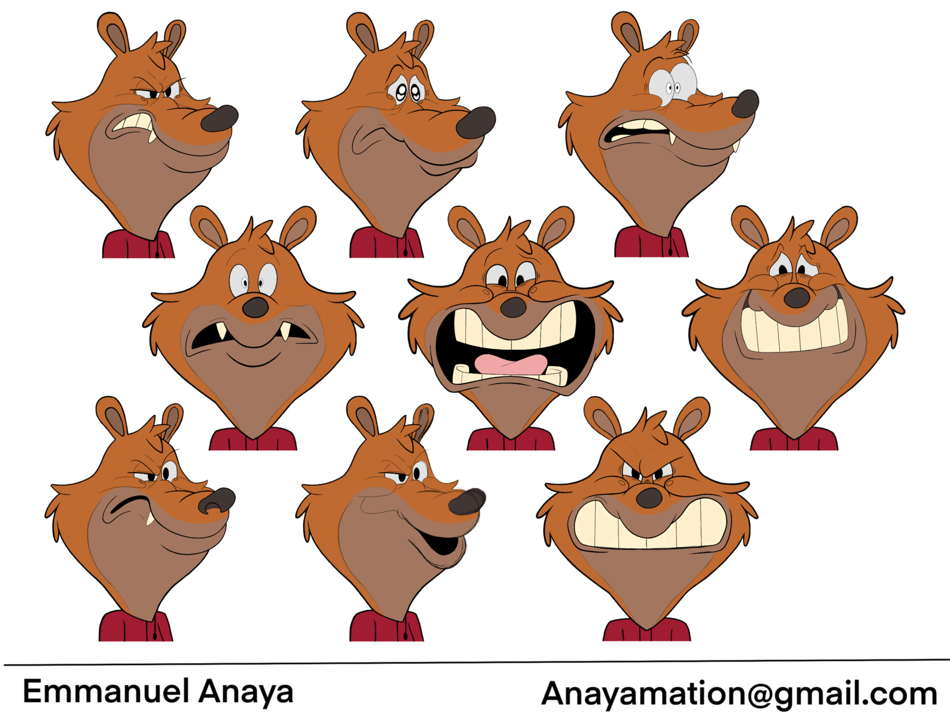 ArtStation - Different Characters Expressions