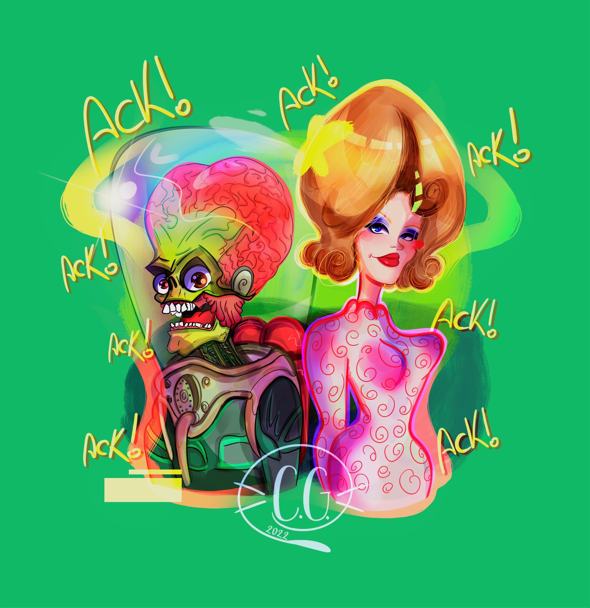 ArtStation - Mars Attacks - C.G. 🧠