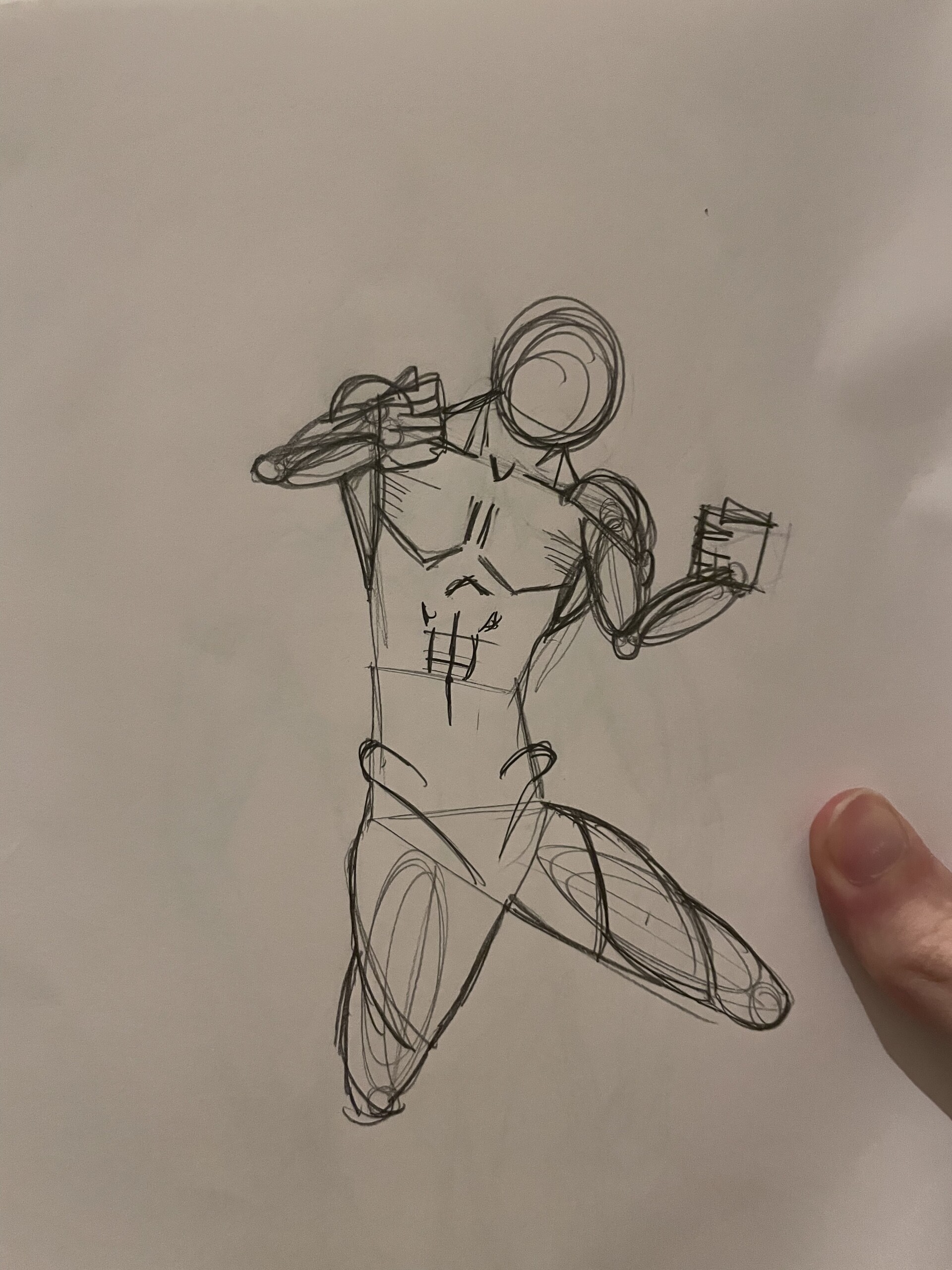 how to draw body zhc