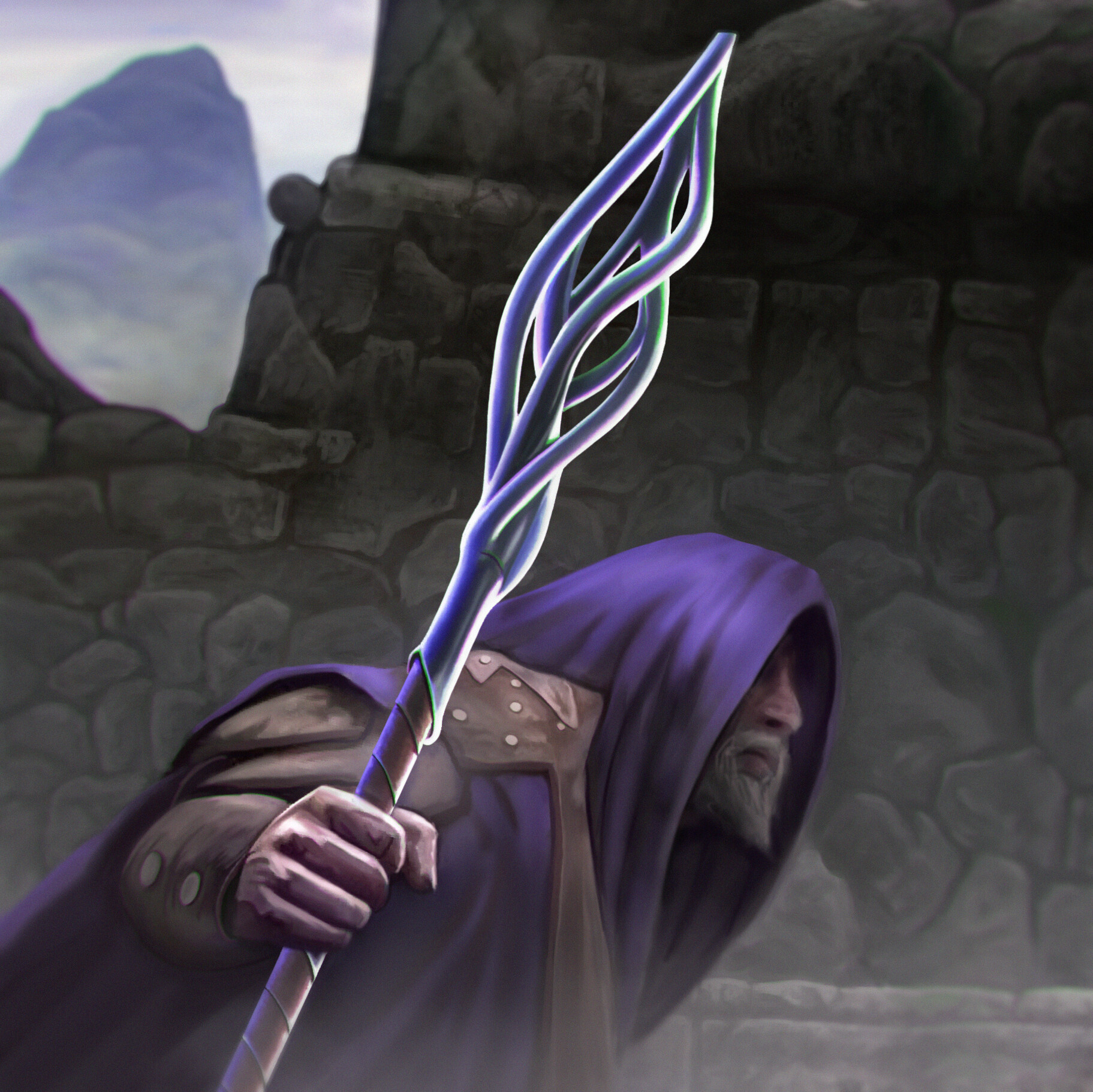 ArtStation - Merlin Staff