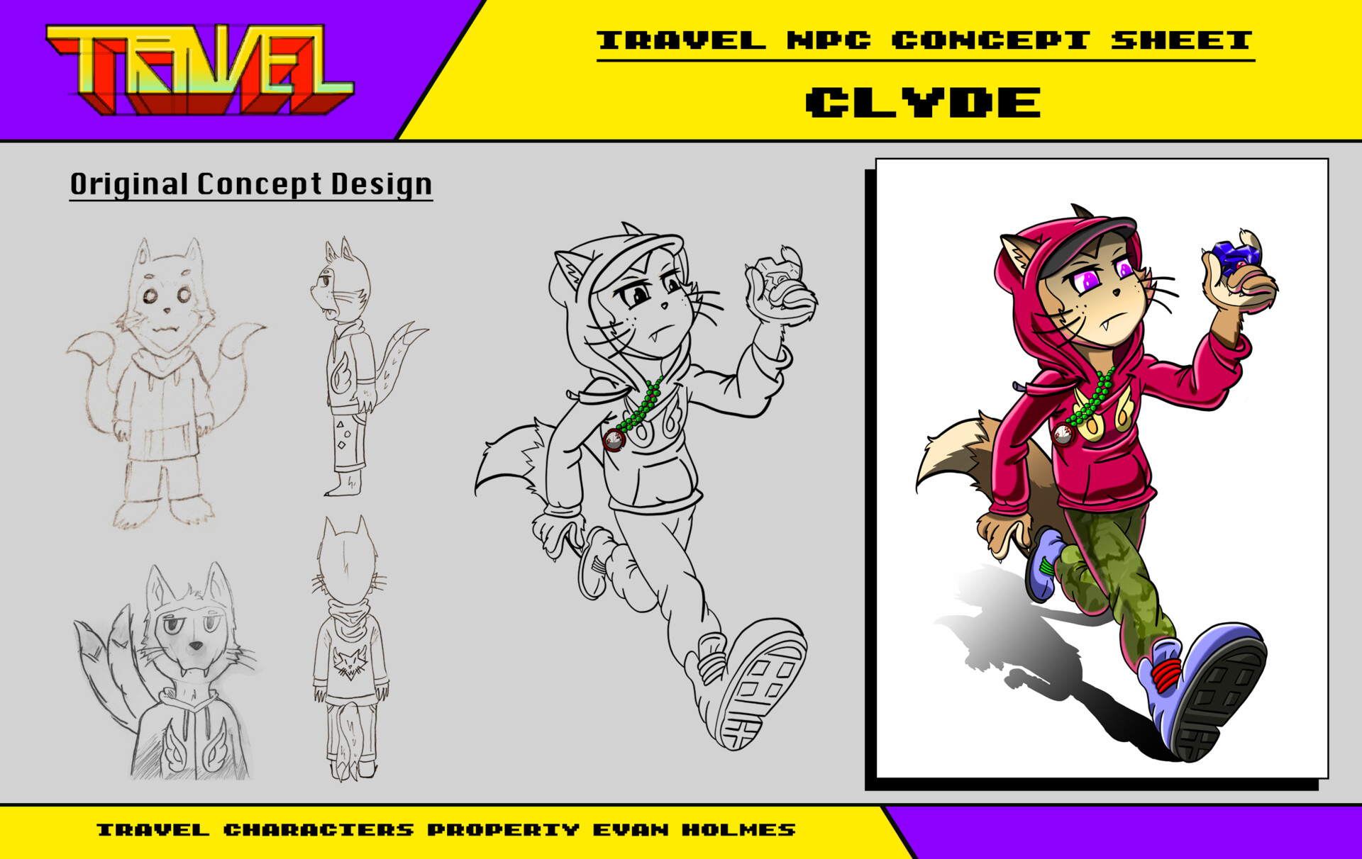 ArtStation - Clyde Original Character Concept Art