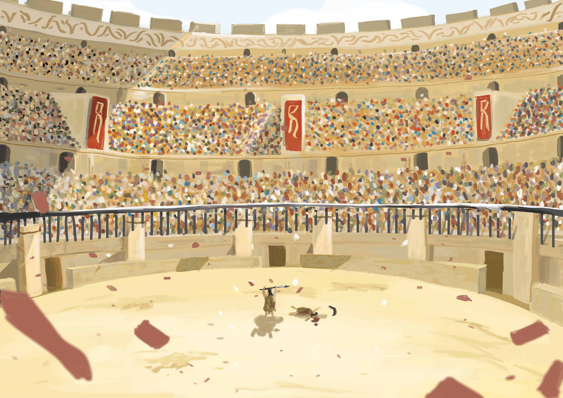 ArtStation - Roman colosseum