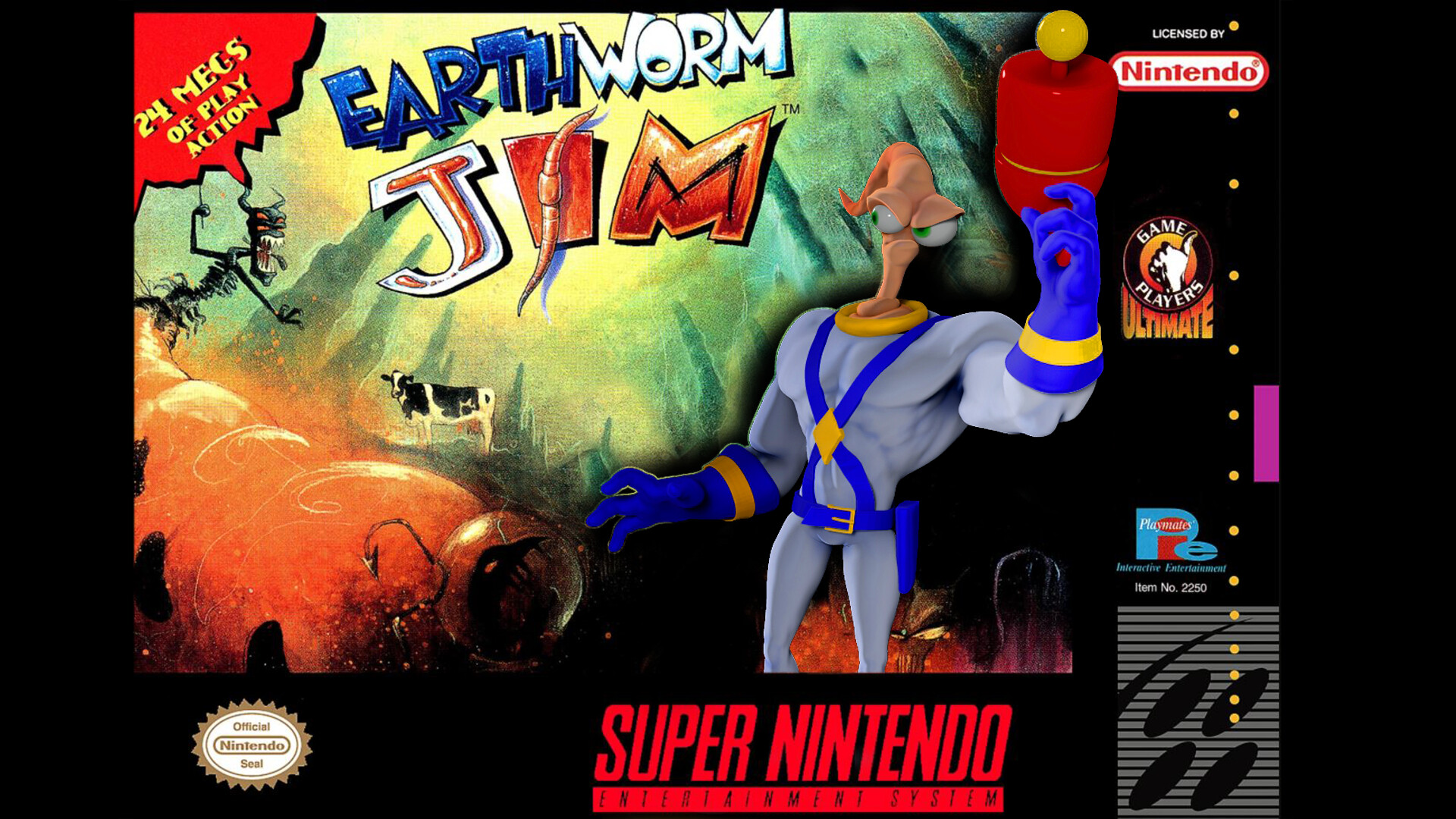 ArtStation - EarthWorm Jim (realtime character)