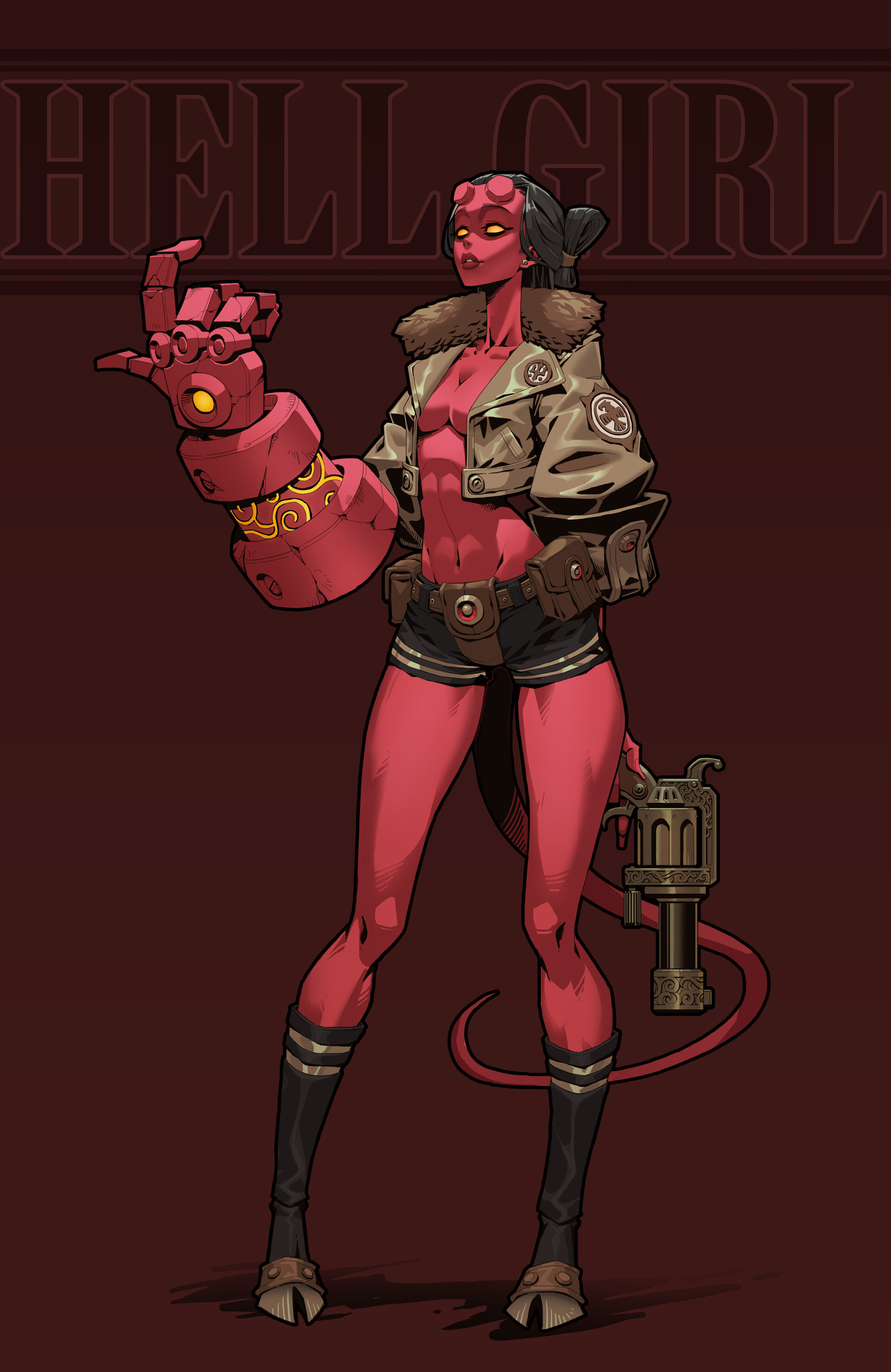 ArtStation - HELL GIRL