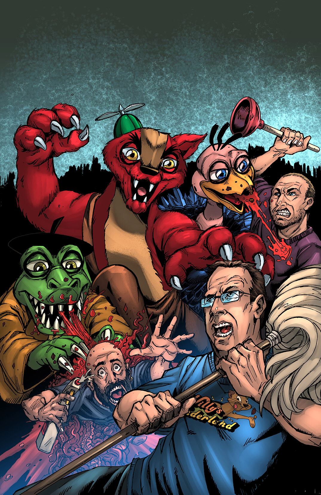 willy's wonderland coloring pages