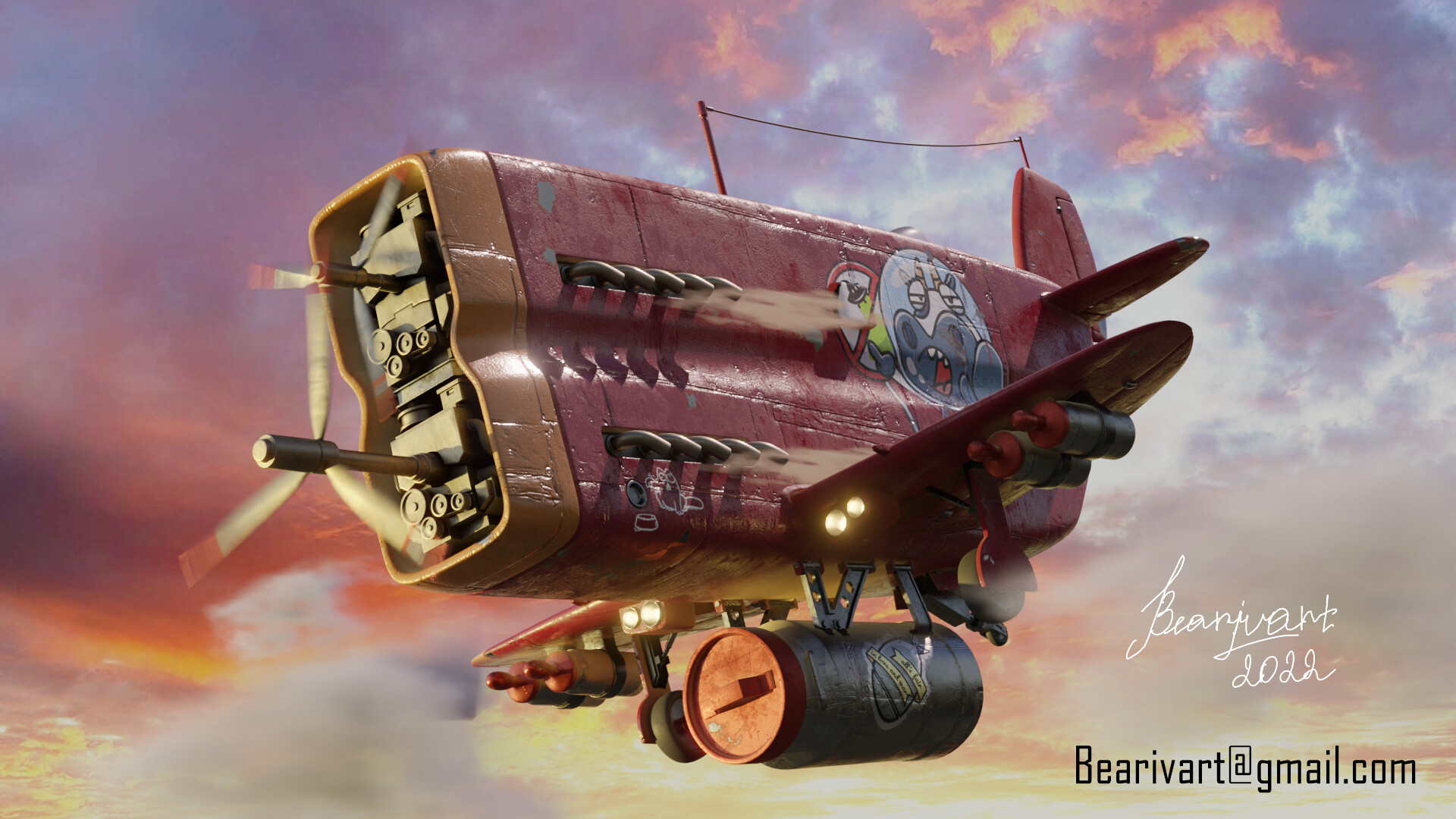 ArtStation - airplane