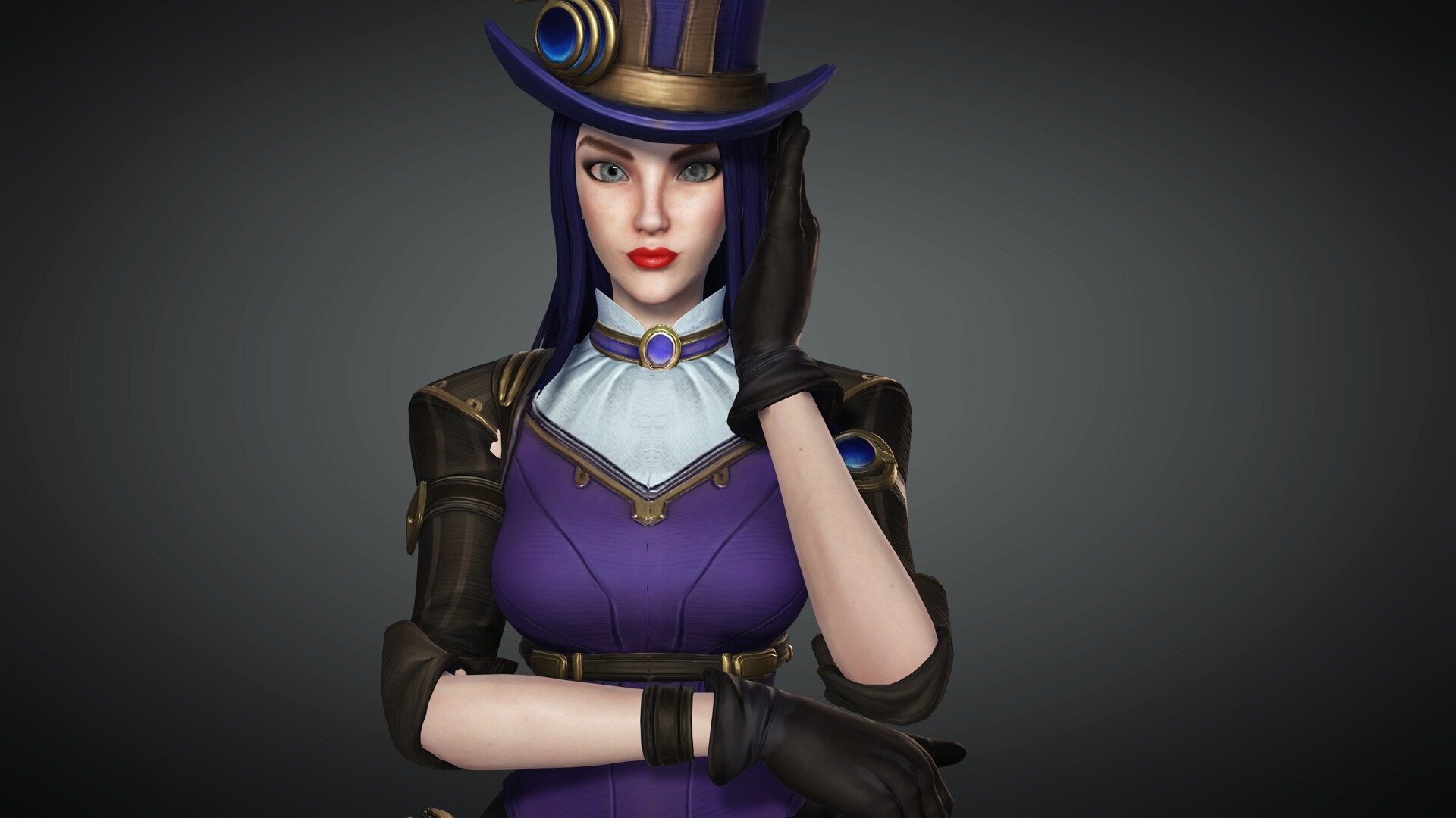 hamza khaloui - Caitlyn league of legends arcane