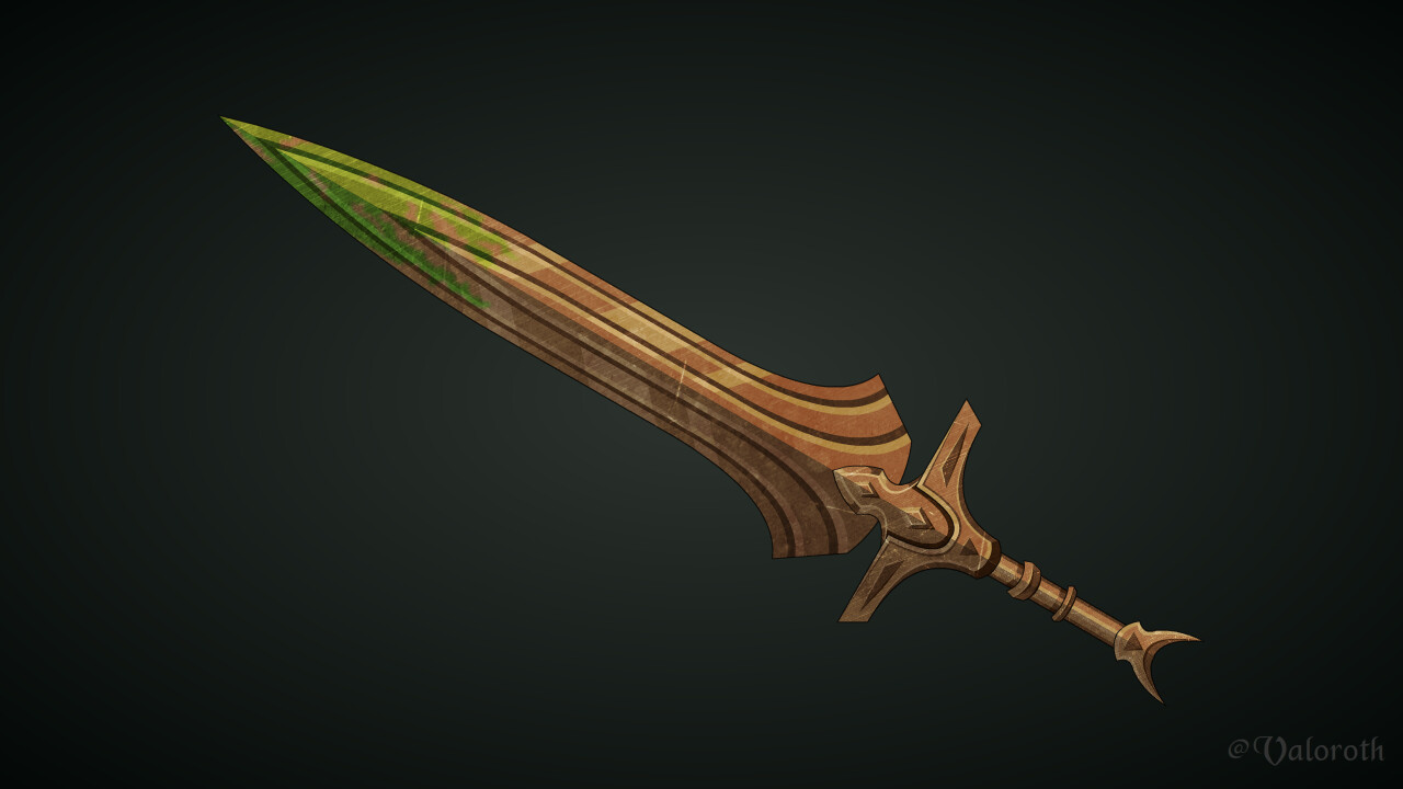 ArtStation - Earth Elemental Sword
