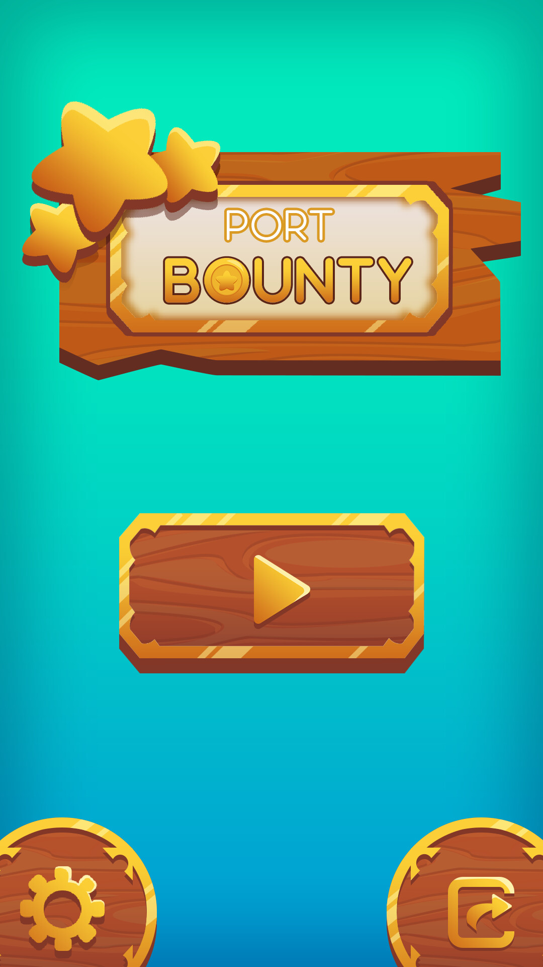 Raja Kabierski - Port Bounty- Mobile Game UI Art