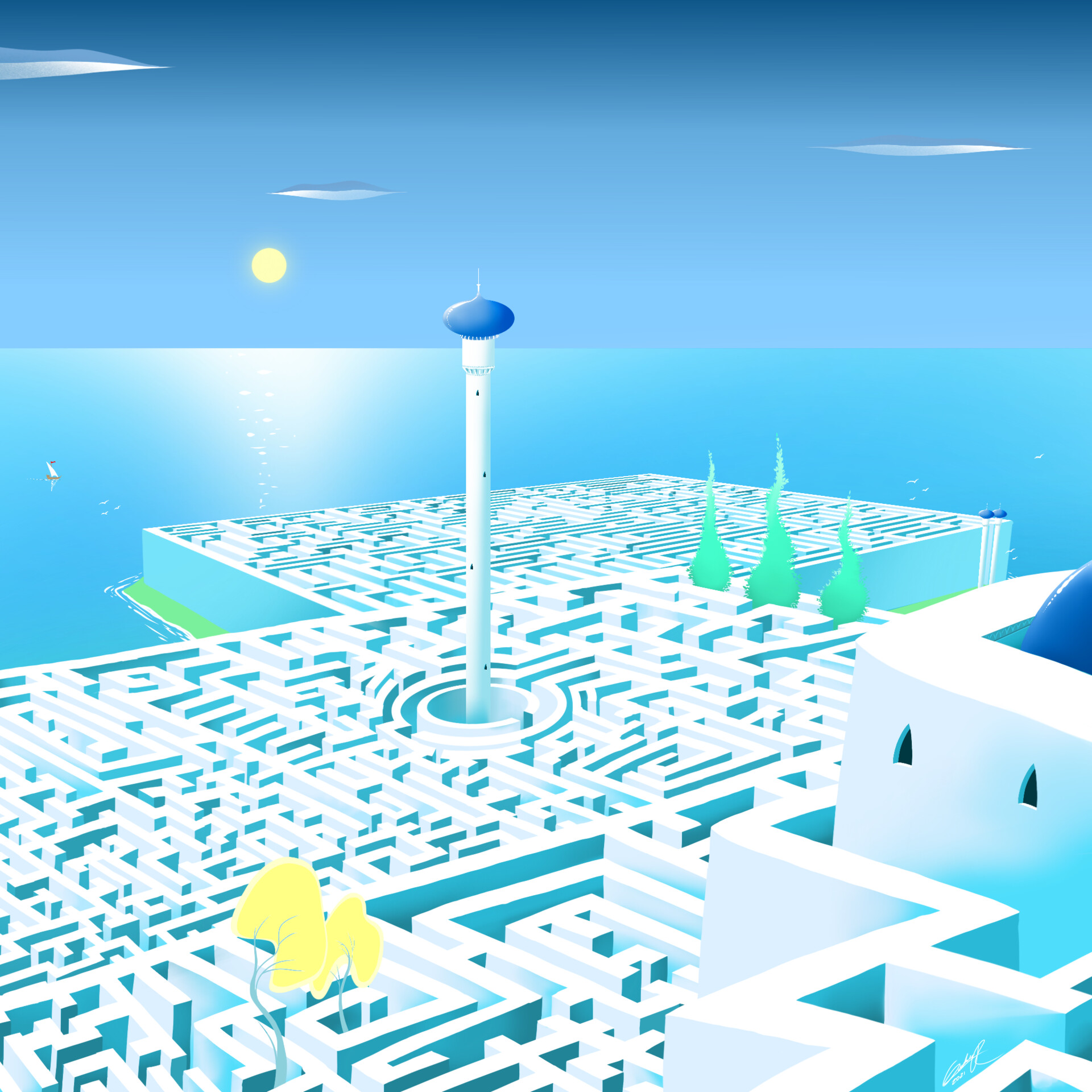 ArtStation - The Ancient Maze