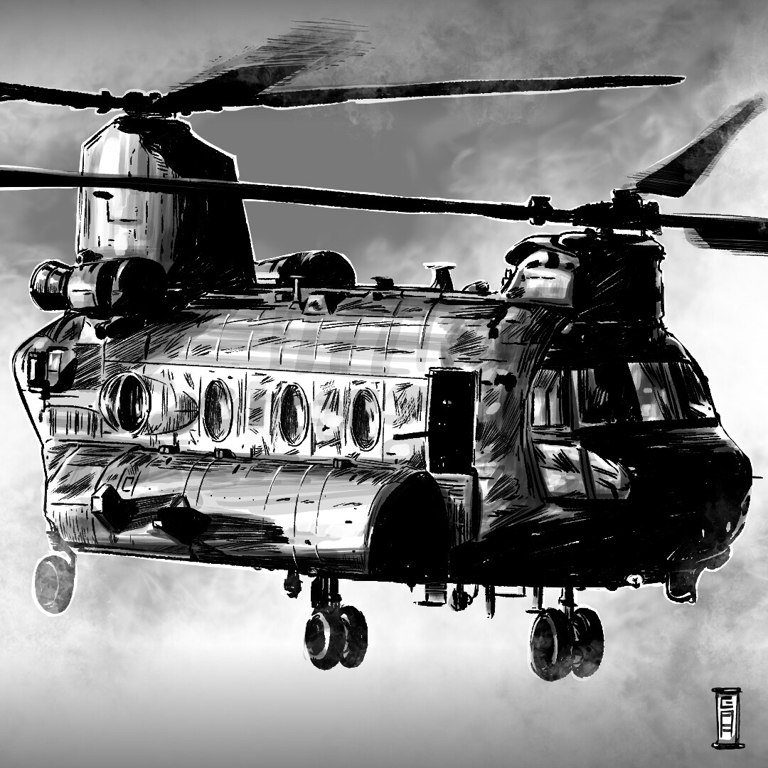 ArtStation - (RAF) Boeing Chinook (UK variants)