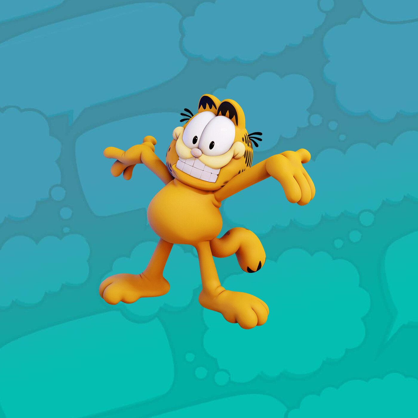 Art Portfolio - GameCoder Studios - Garfield - Nickelodeon All Star Brawl