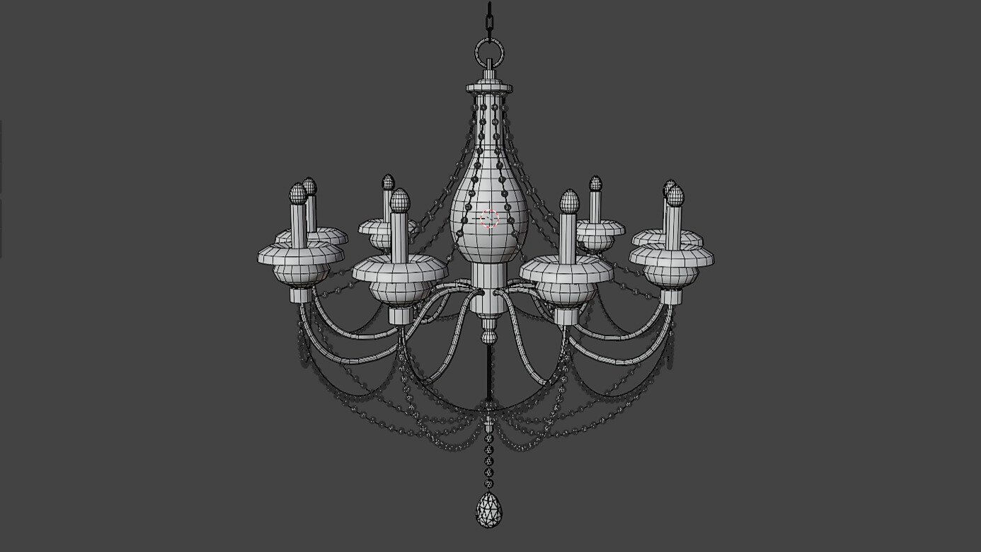 Swarnima Maheshwari - Chandelier Model 3d prop