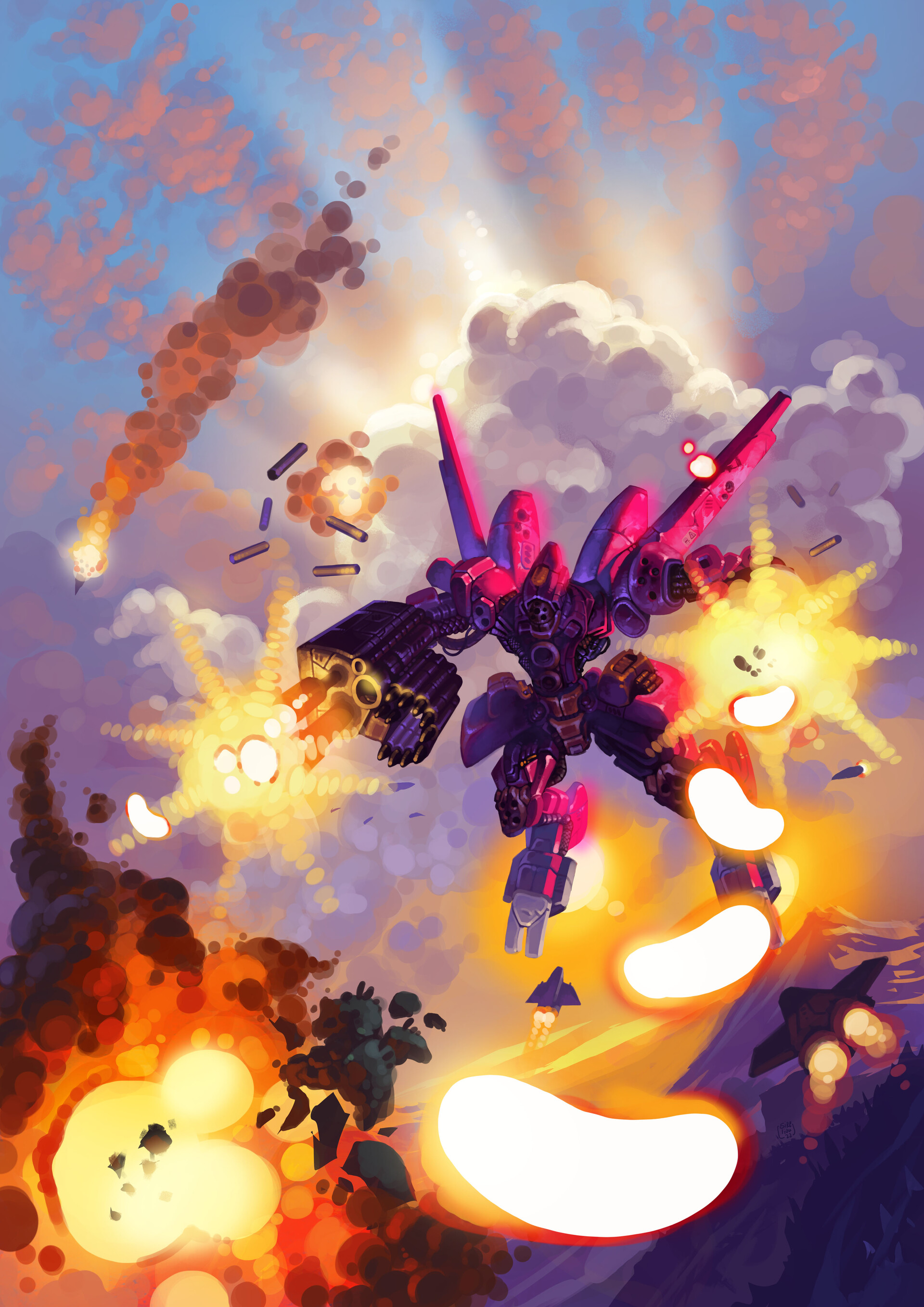 ArtStation - Mecha 8 Cover art.