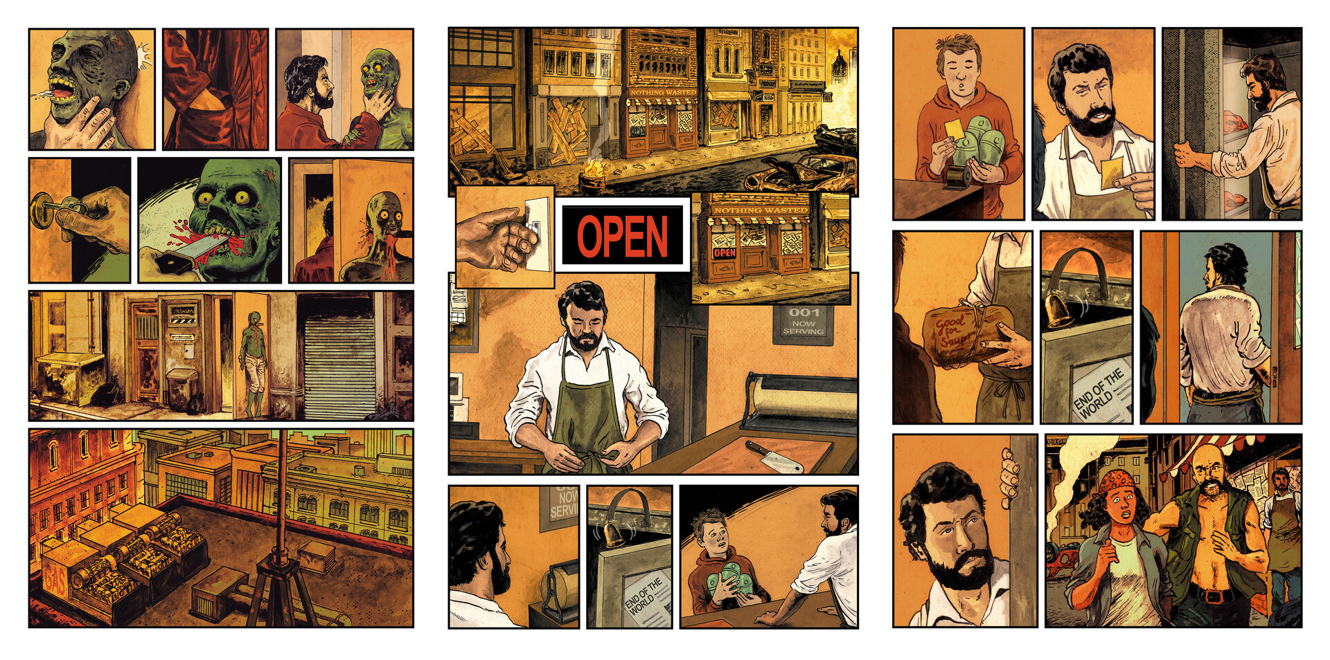 ArtStation - Comic book commission in progress