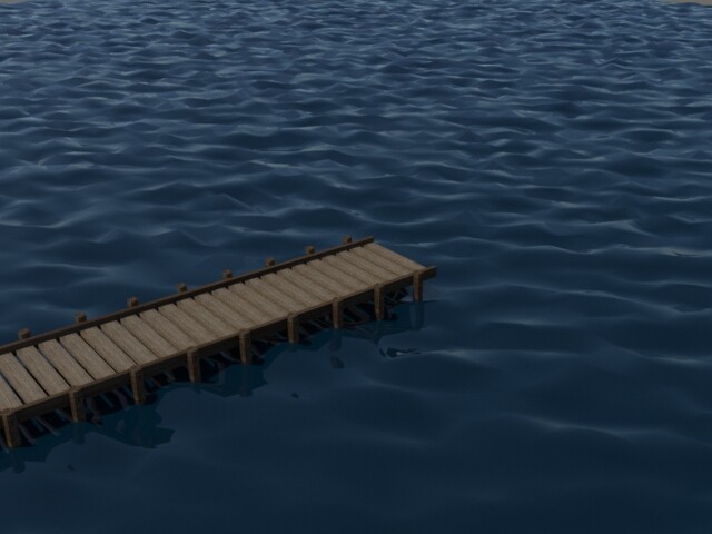 ArtStation - College Dock Render