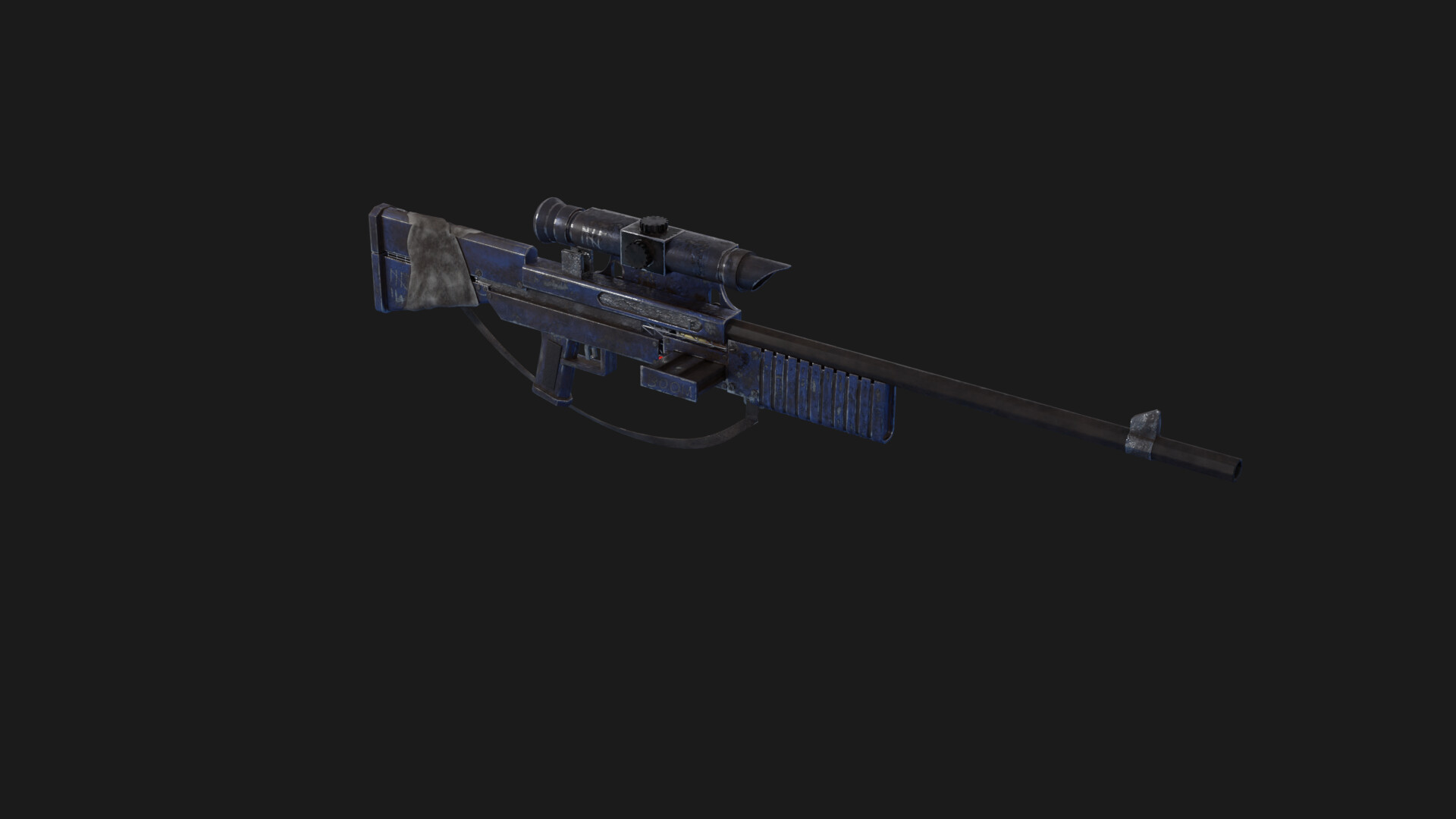 ArtStation - Old Sci-Fi rifle