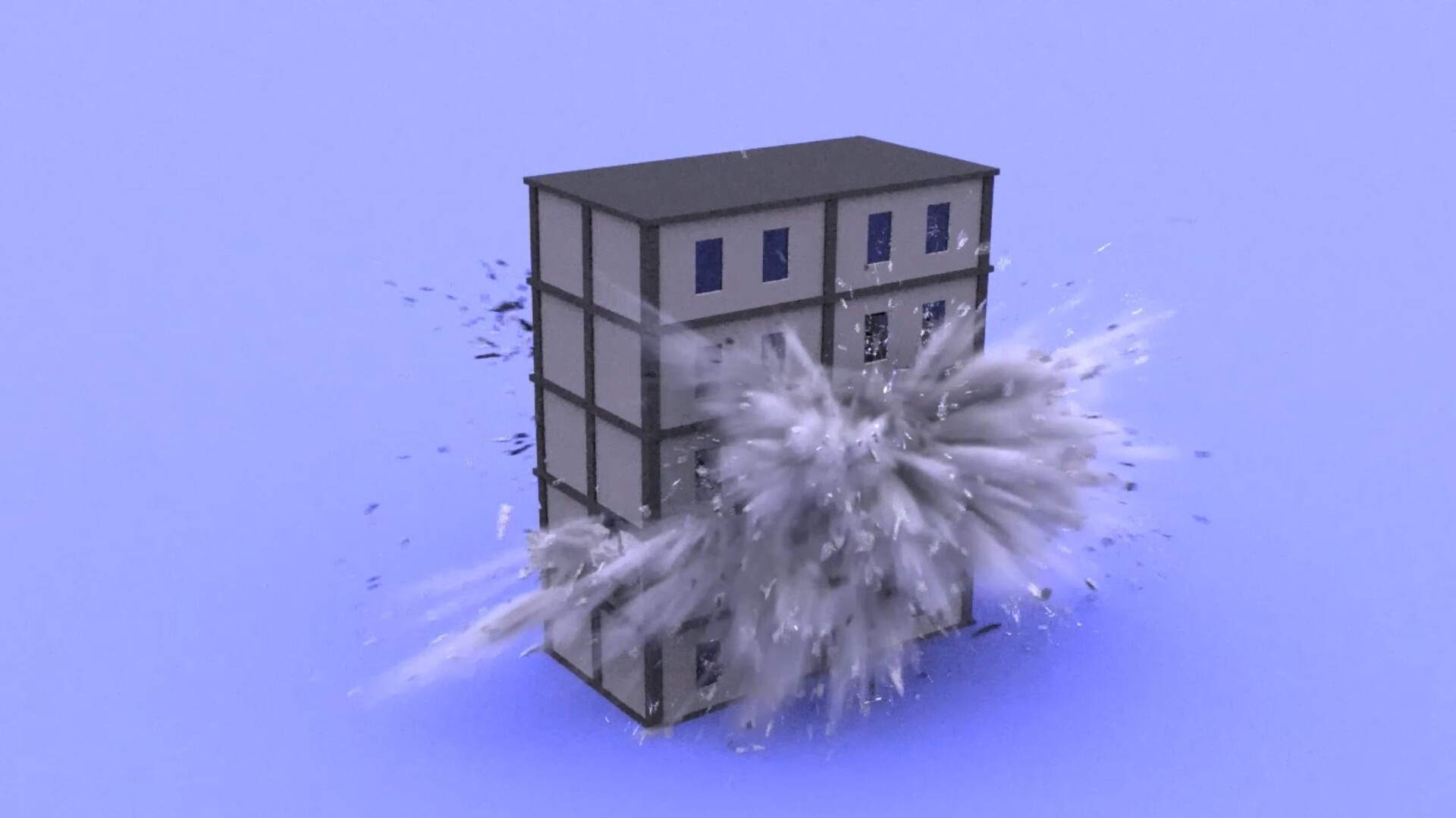 ArtStation - Building Explosion - Houdini