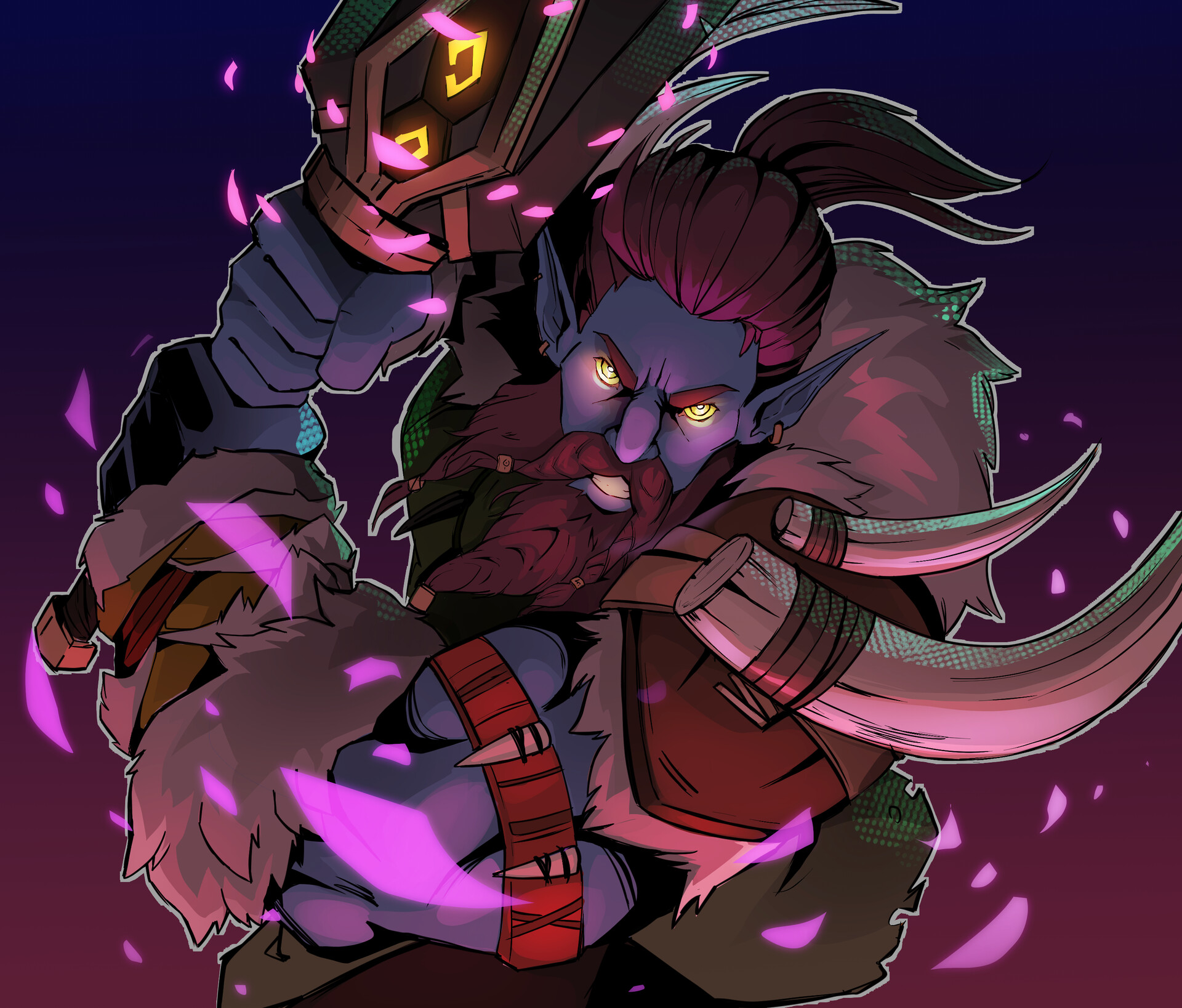 ArtStation - Firbolg Druid Process