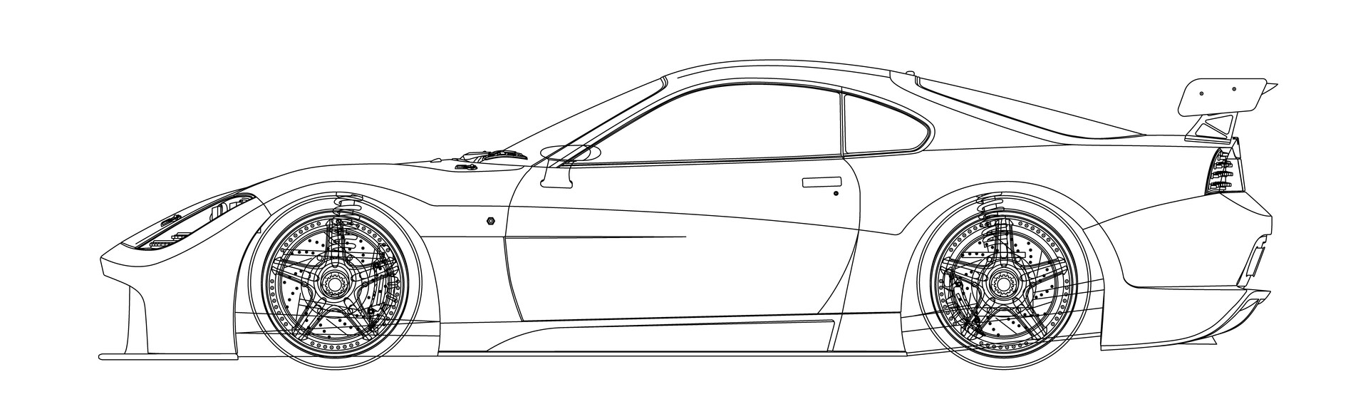 fast and furious supra coloring pages