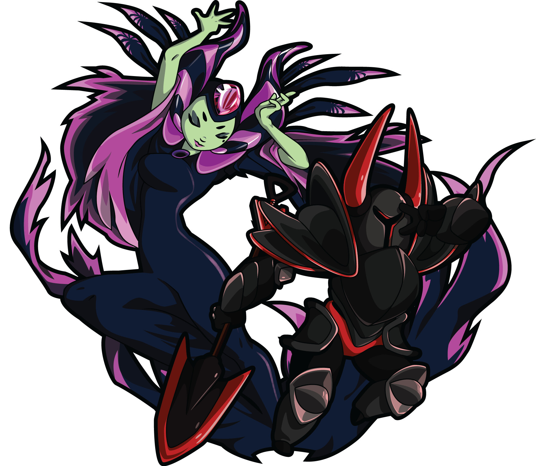 ArtStation - Shovel Knight Dance Villians