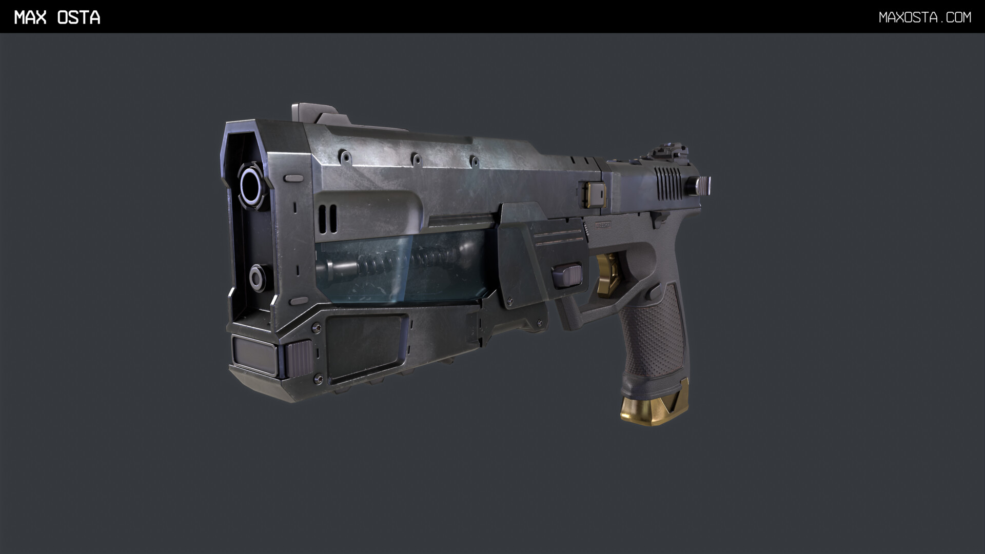 Max Osta - Scifi Handgun