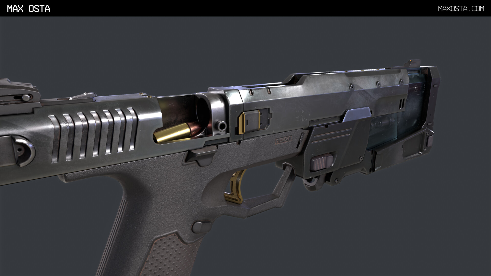 Max Osta - Scifi Handgun