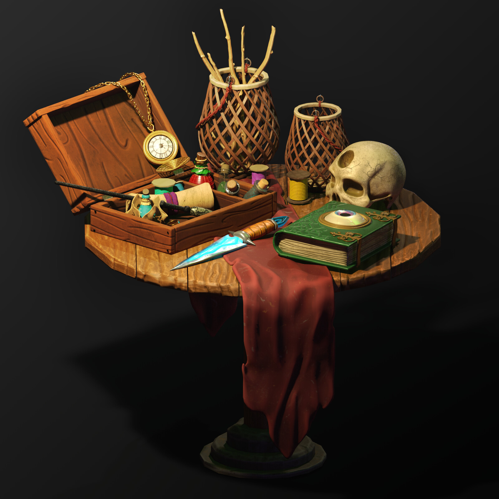 ArtStation - The wizard's table