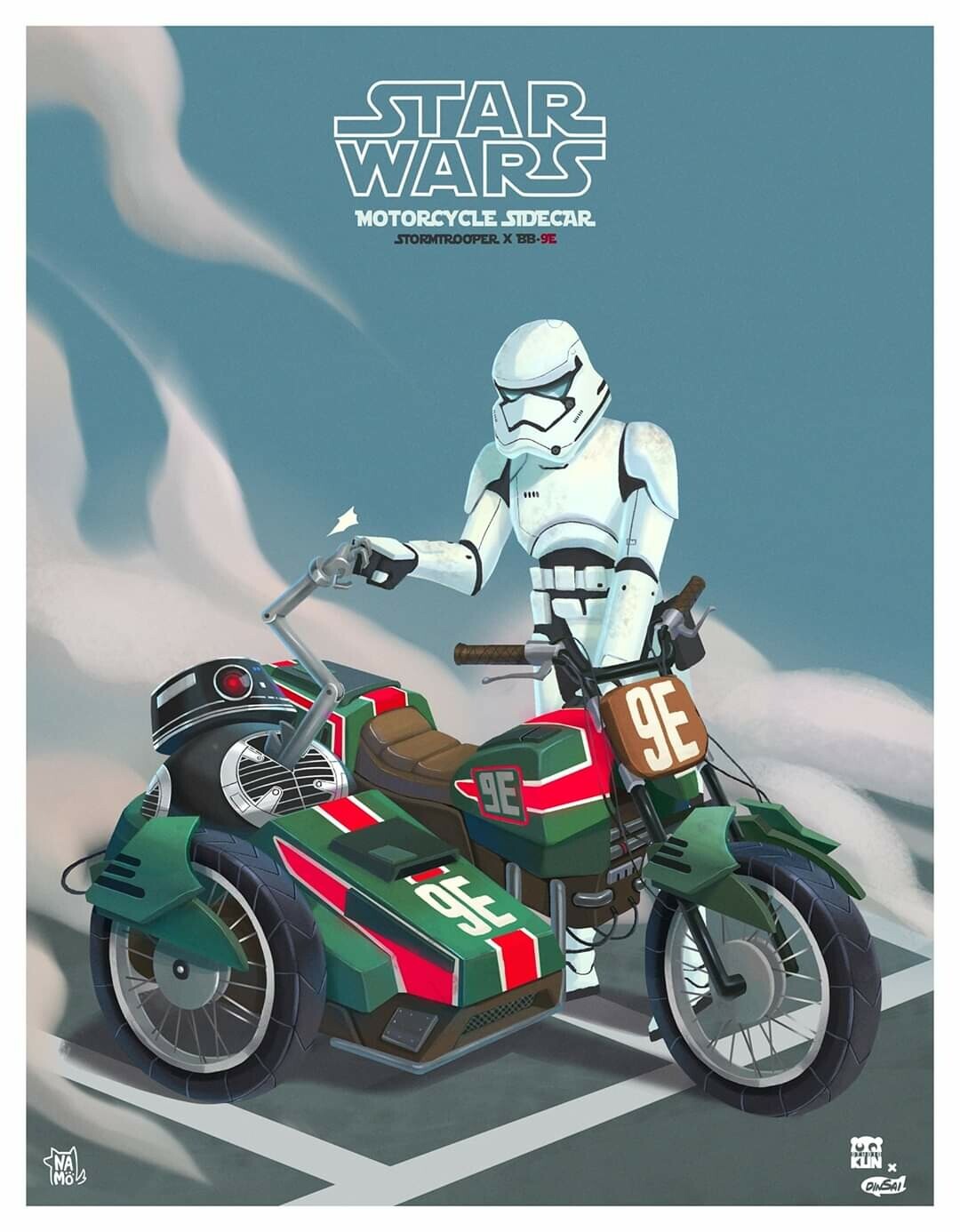 ArtStation - Starwars Racing with Motorcycle Sidecar