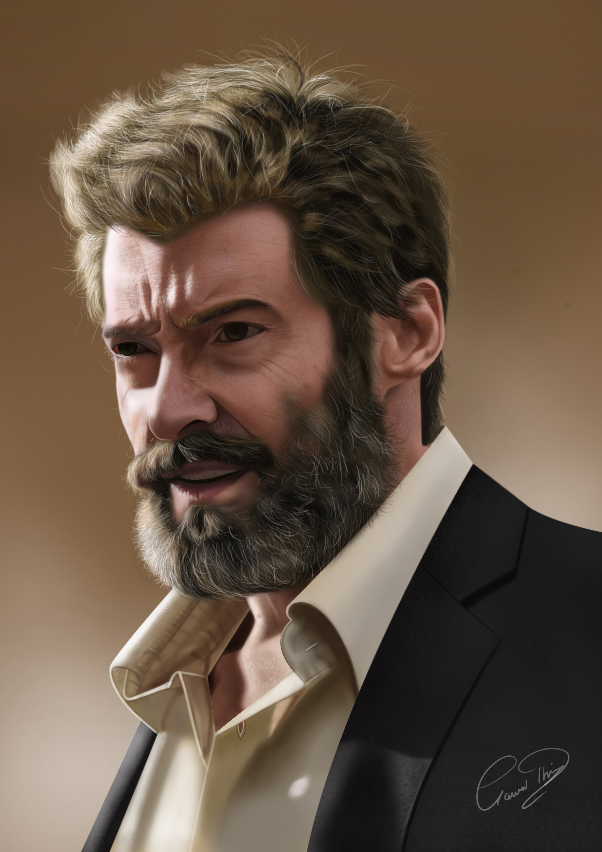 ArtStation - LOGAN PORTRAIT PAINTING