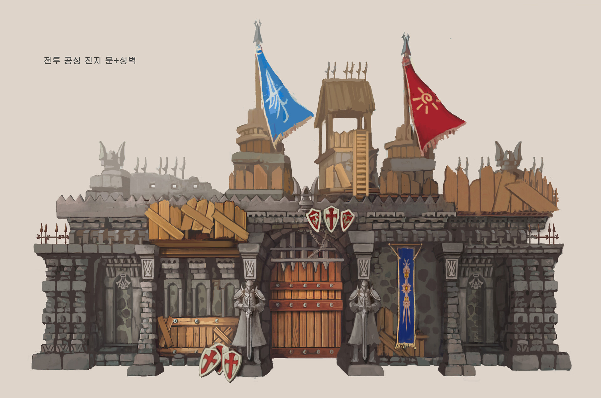 ArtStation - The siege of the Middle Ages, prop.