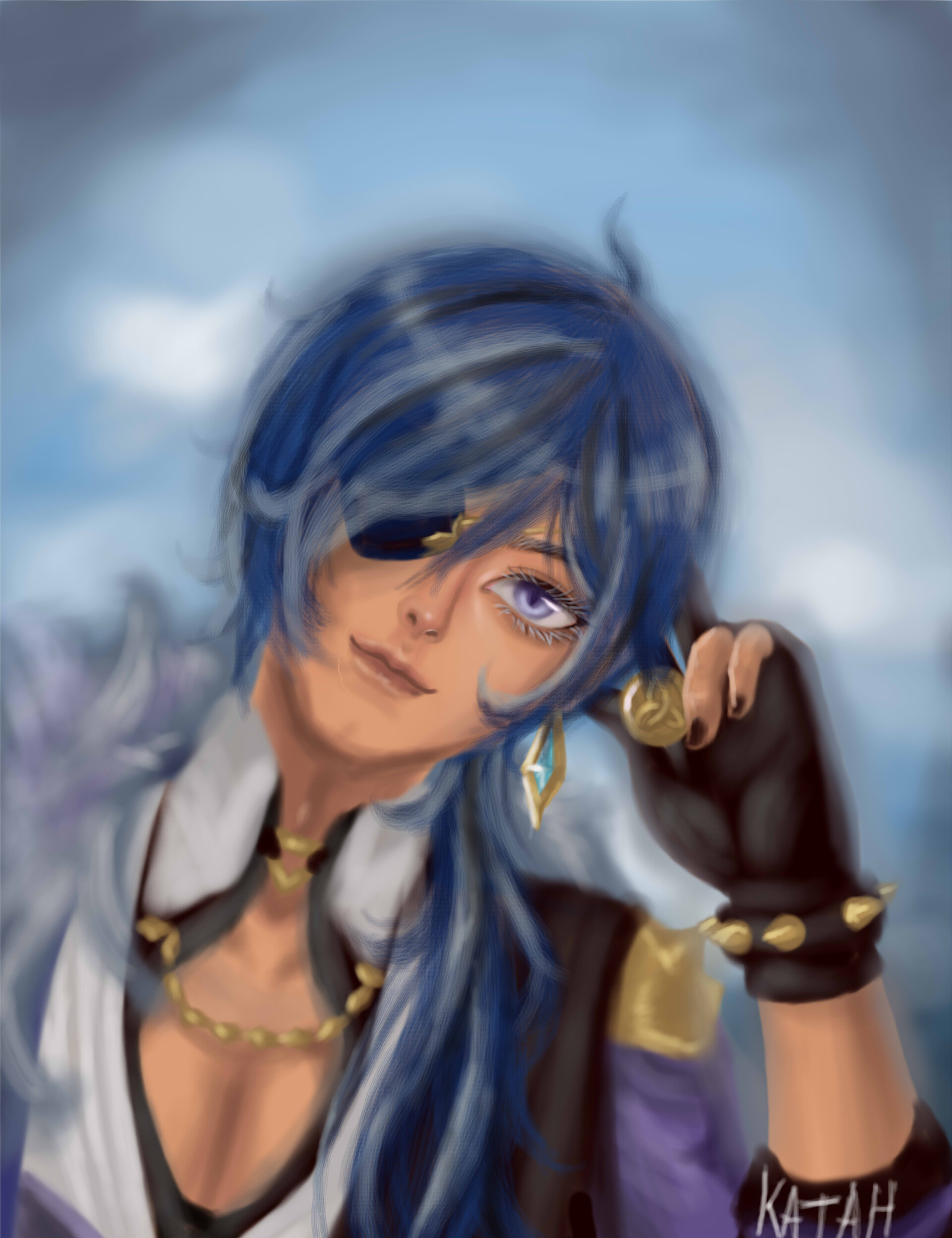 ArtStation - Kaeya genshin impact by Katan