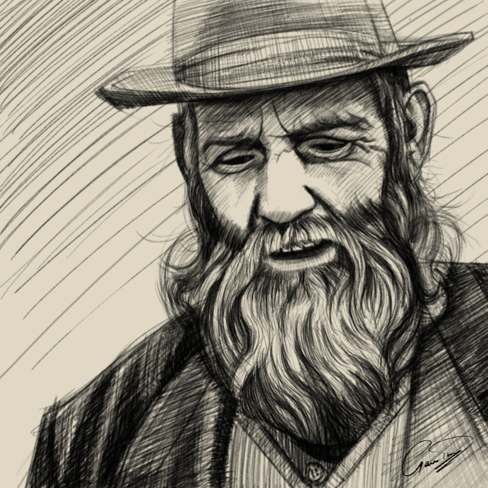 ArtStation - A MAN WITH A HAT