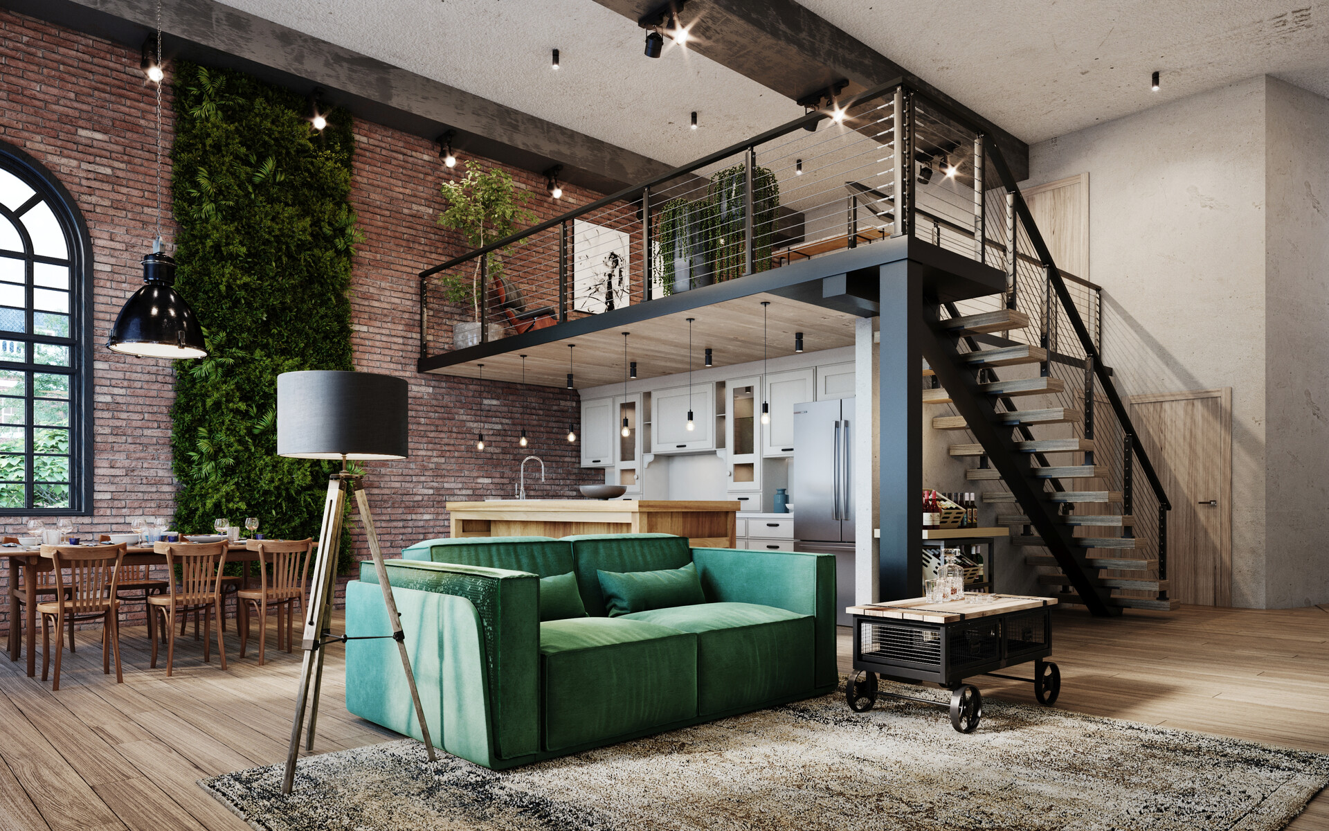 ArtStation - 3D LOFT INTERIOR RENDERING BOSTON