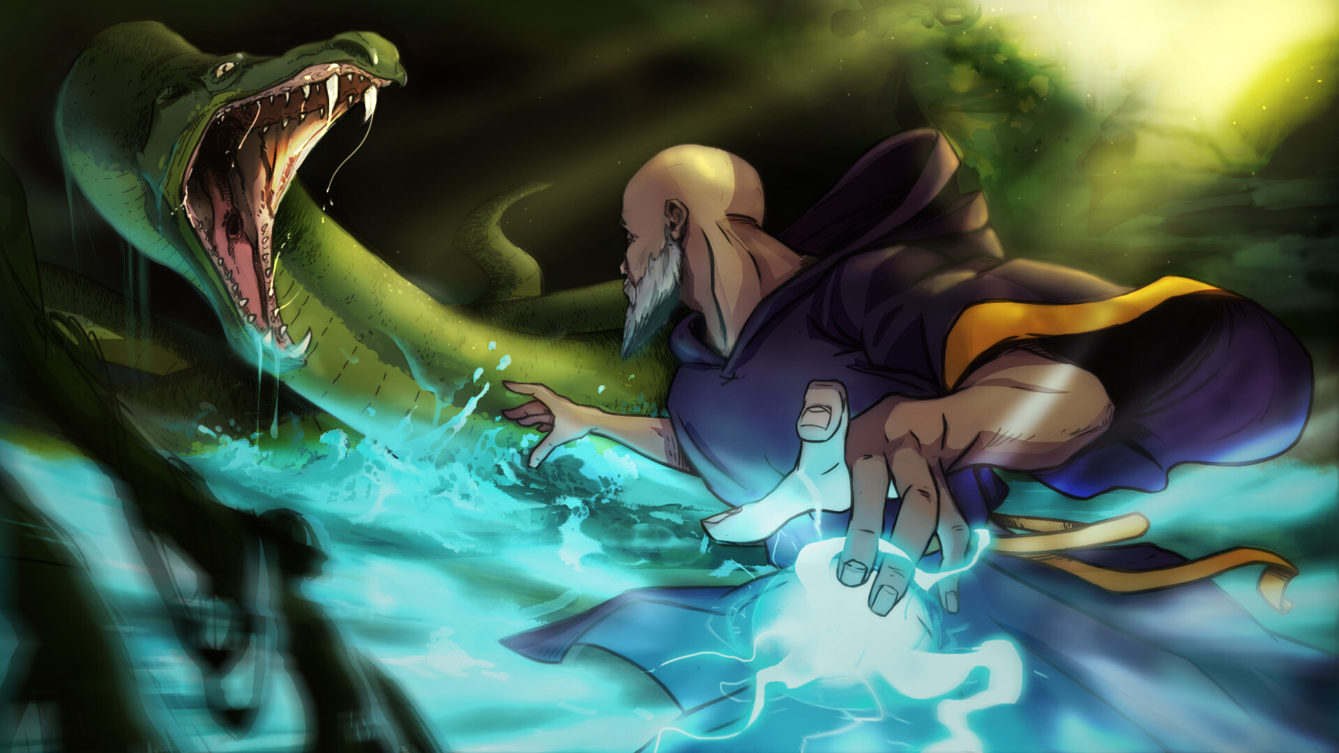 ArtStation - Wizard Warrior