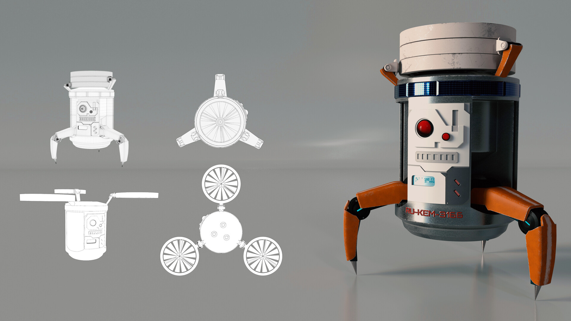 ArtStation - EXPLORATION DRONE