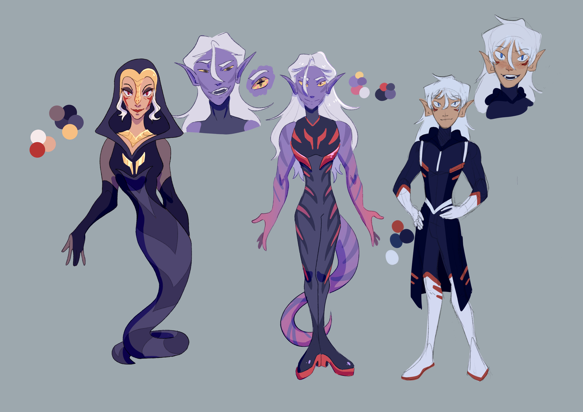 ArtStation - Reference Sheets for Haggar, Lotor and Bocar