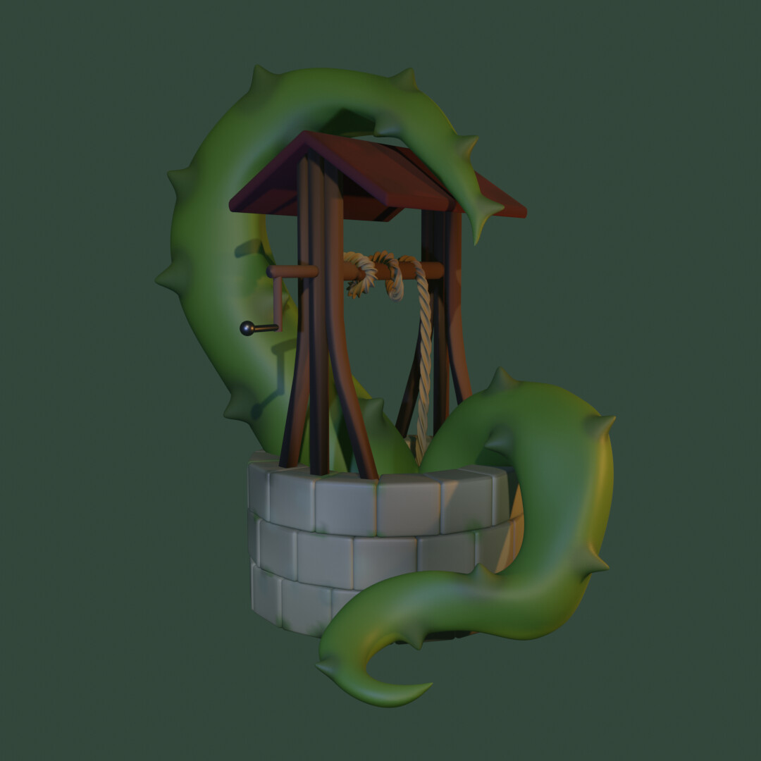 ArtStation - water well