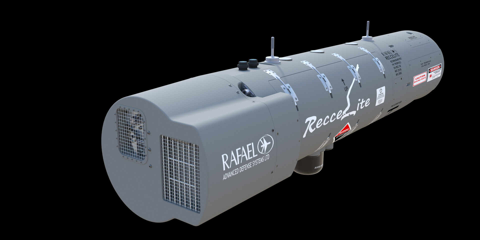 Edgar B - Reccelite electro-optical (IR+CCD-TV) tactical reconnaissance pod