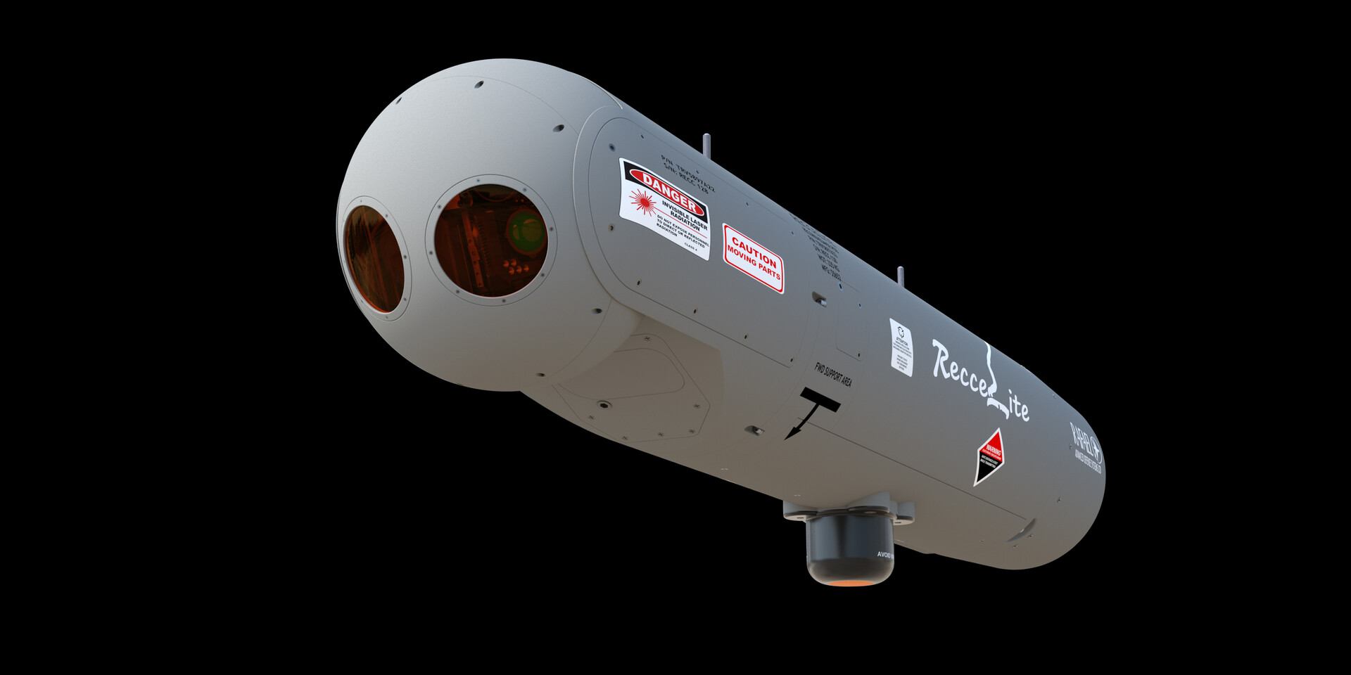 Edgar B - Reccelite electro-optical (IR+CCD-TV) tactical reconnaissance pod