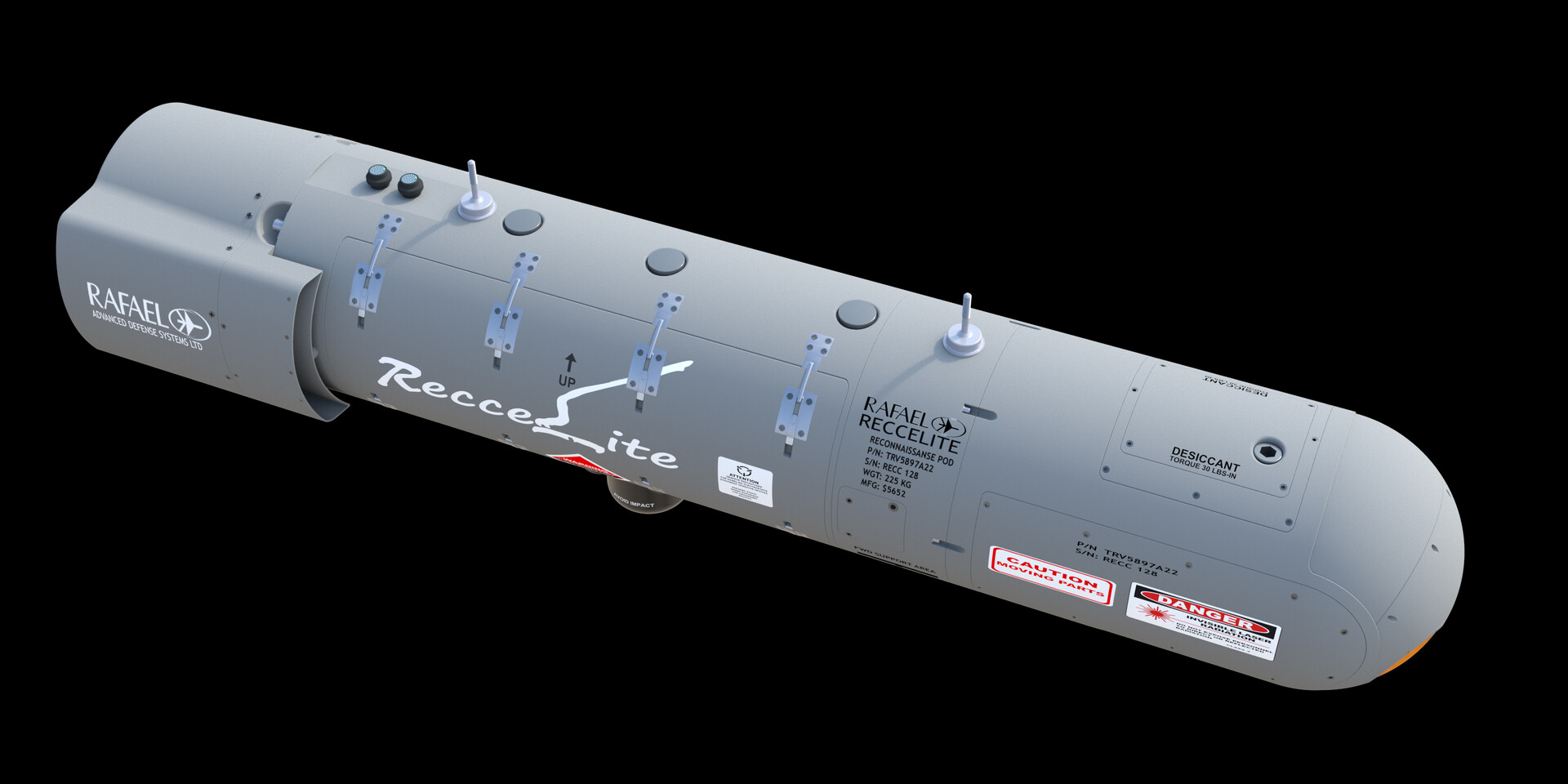 Edgar B - Reccelite electro-optical (IR+CCD-TV) tactical reconnaissance pod